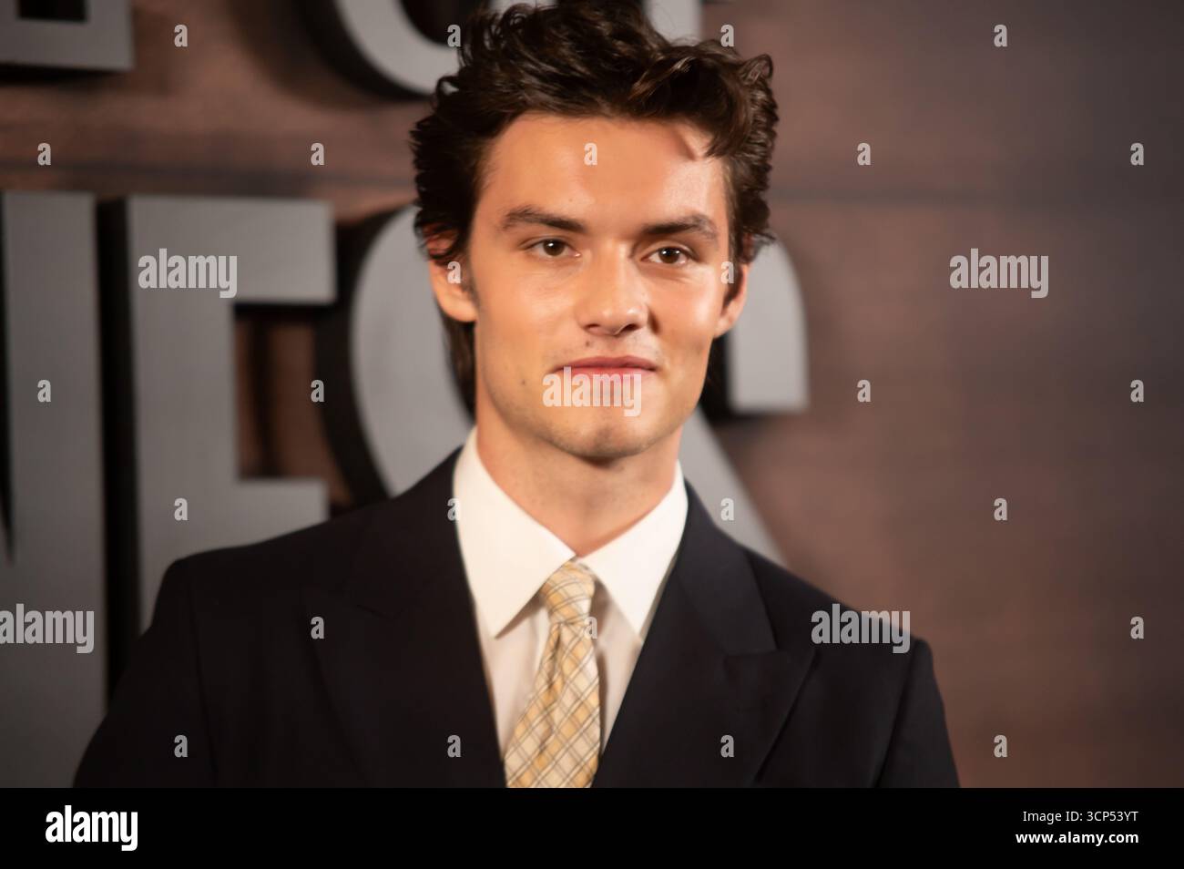 London, United Kingdom. 23th September 2025. Louis Partridge arrives at ...