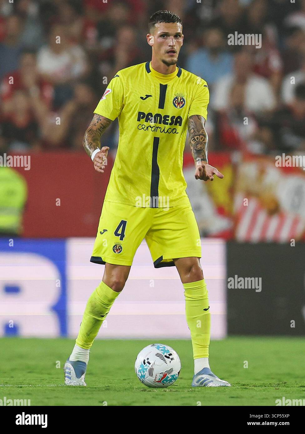 Rafa Marin of Villarreal CF during the La Liga EA Sports match between Sevilla FC and Villarreal ...