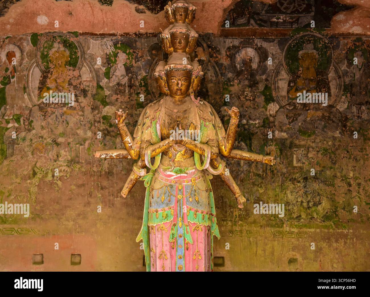 Murals in tibetan temple hi-res stock photography and images - Alamy