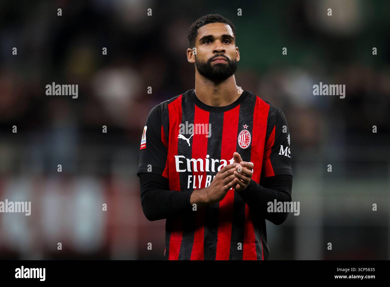 Ruben Loftus-Cheek of AC Milan gestures at the end of the Coppa Italia ...