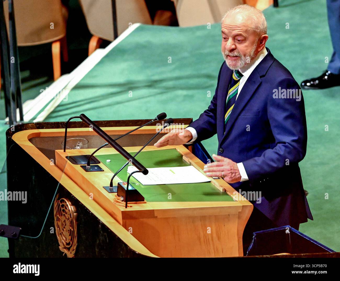 President Luiz Inácio Lula da Silva of Brazil addresses the United ...
