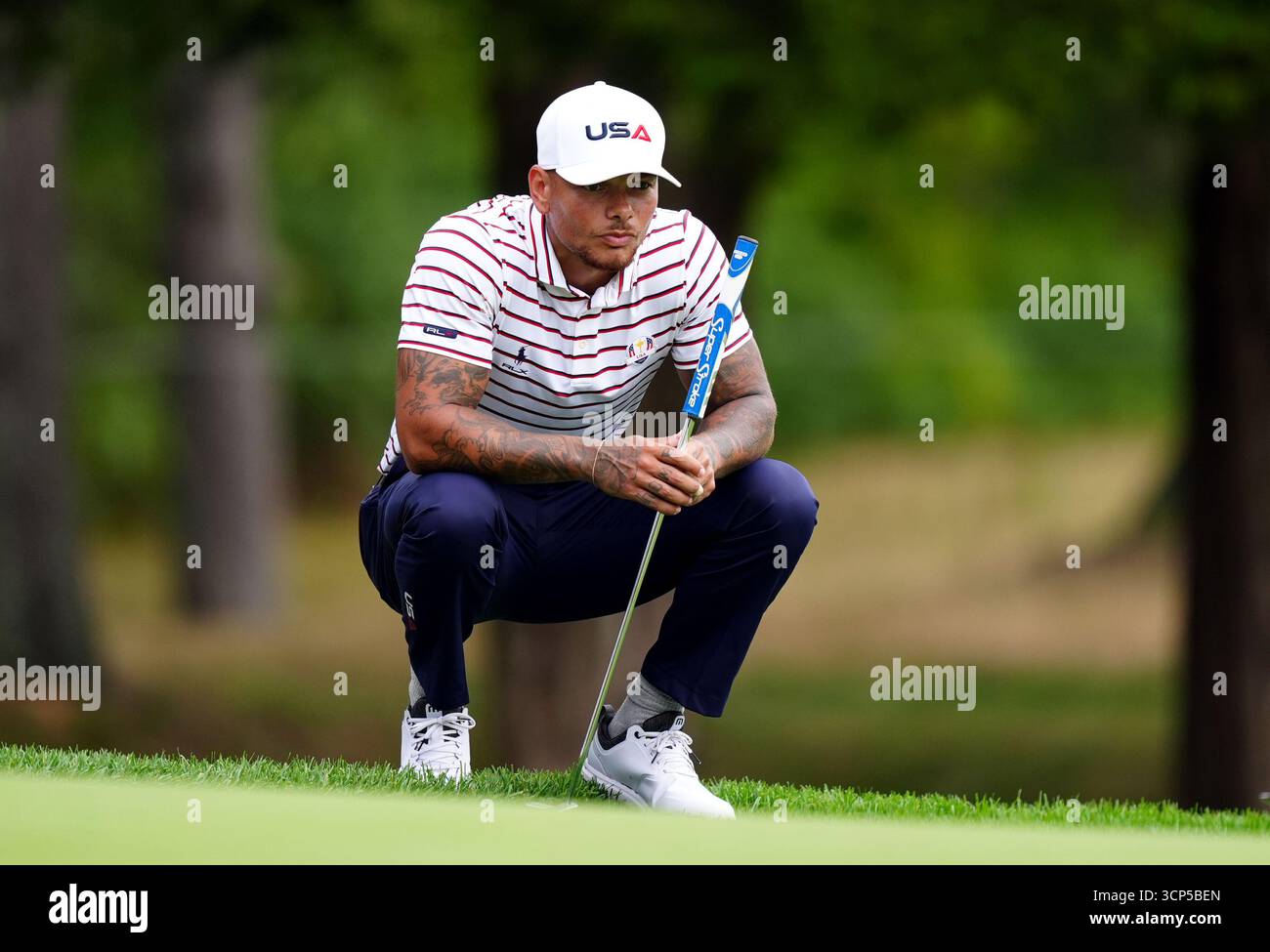 Kane Brown during the All-Star Celebrity match at the Bethpage Black ...