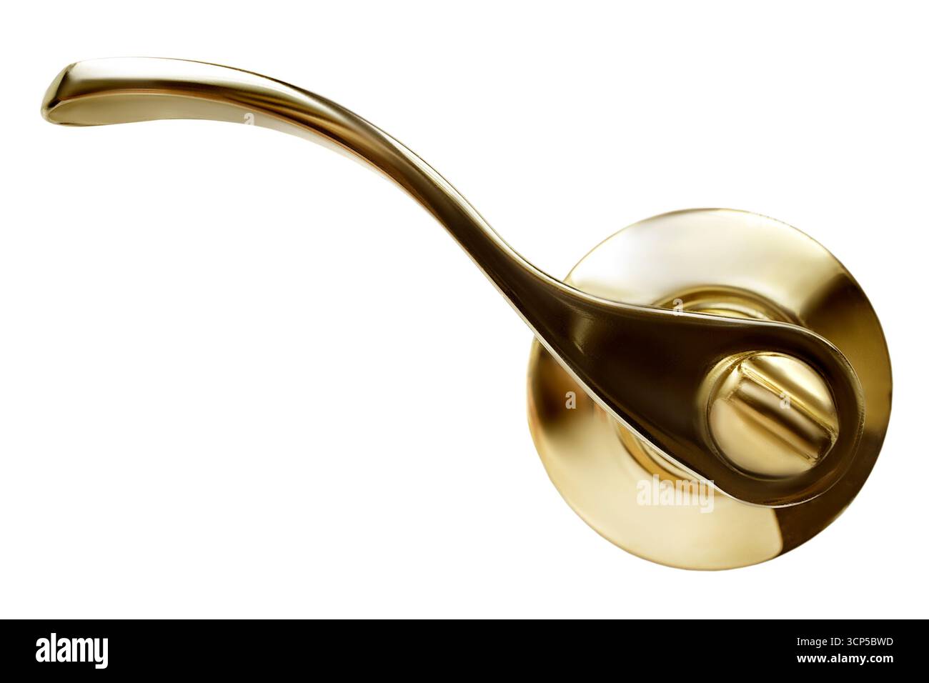 Door golden lever handle hi-res stock photography and images - Alamy