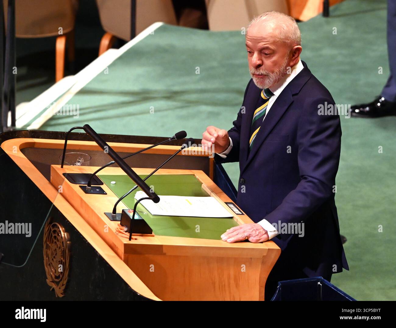 President Luiz Inácio Lula da Silva of Brazil addresses the United ...