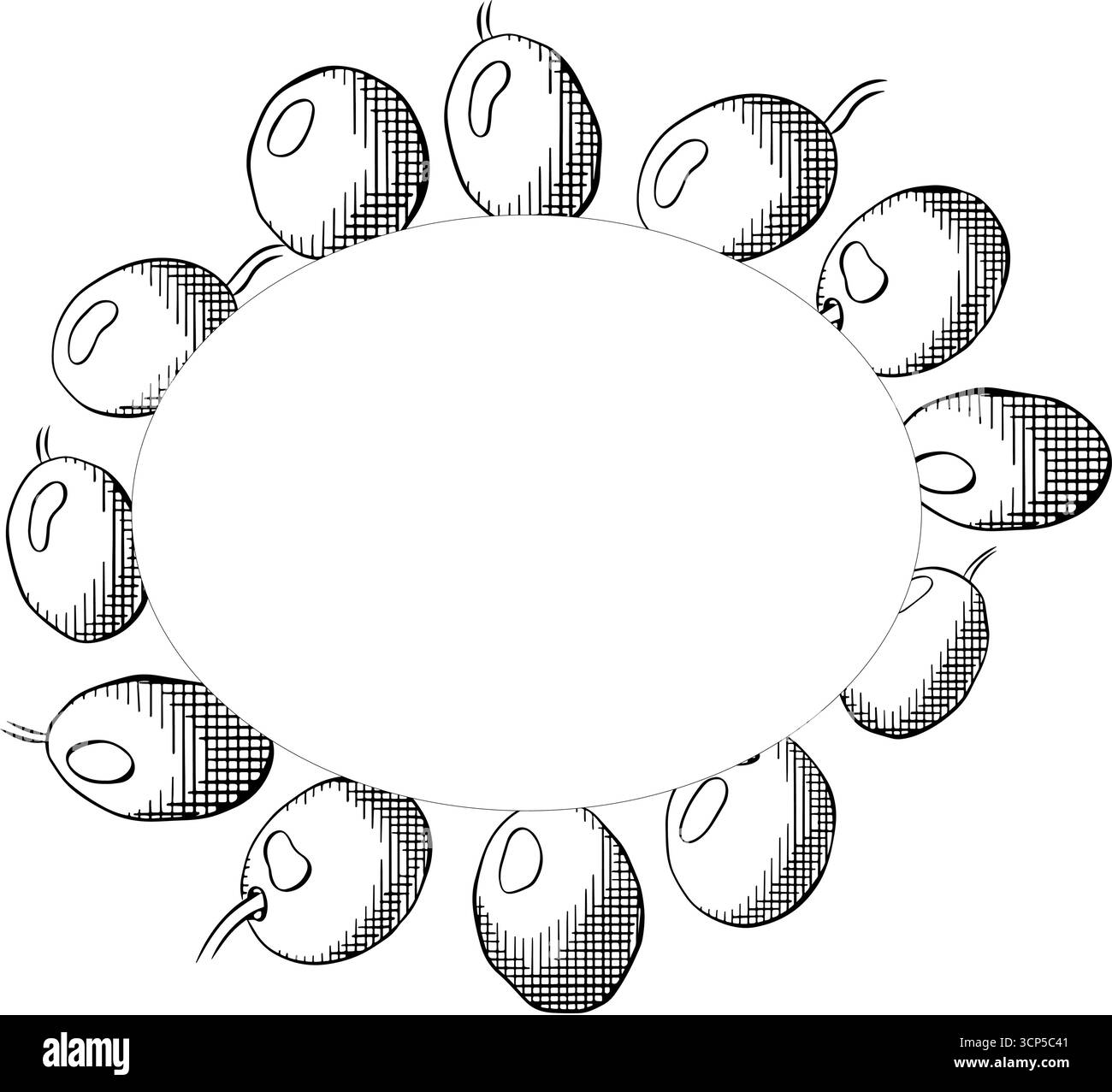 Set olive logo oil Black and White Stock Photos & Images - Alamy