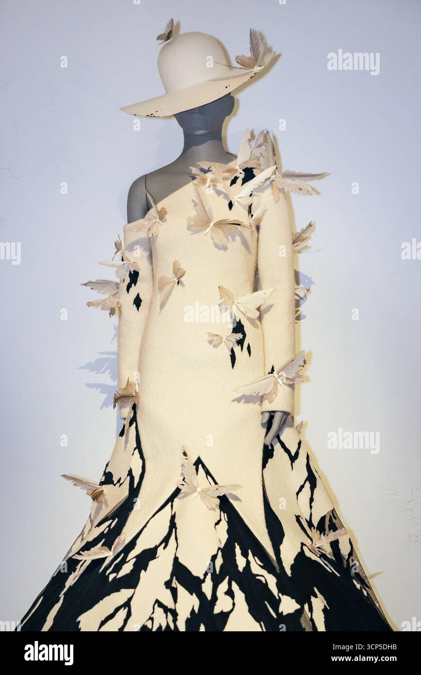 London, UK, 24th Sep 2025. A stunning haute couture dress by Robert Wun ...