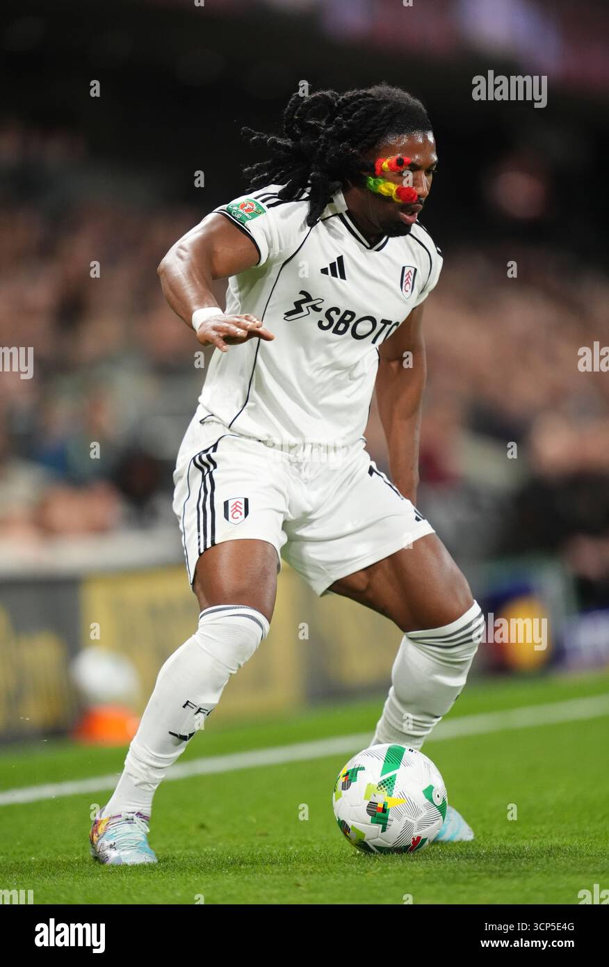 Fulham's Adama Traore during the Carabao Cup third round match at ...