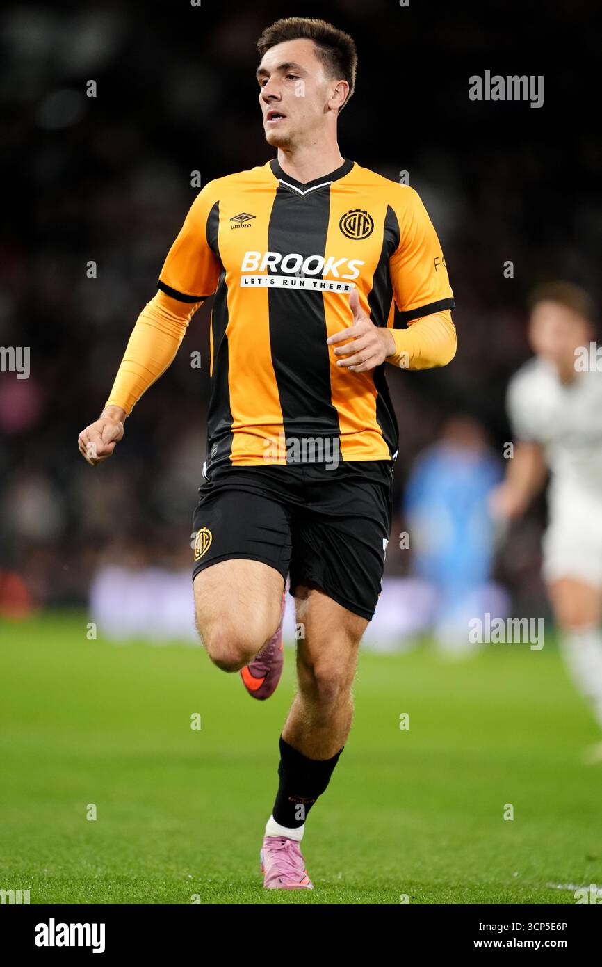 Cambridge United's Adam Mayor during the Carabao Cup third round match ...