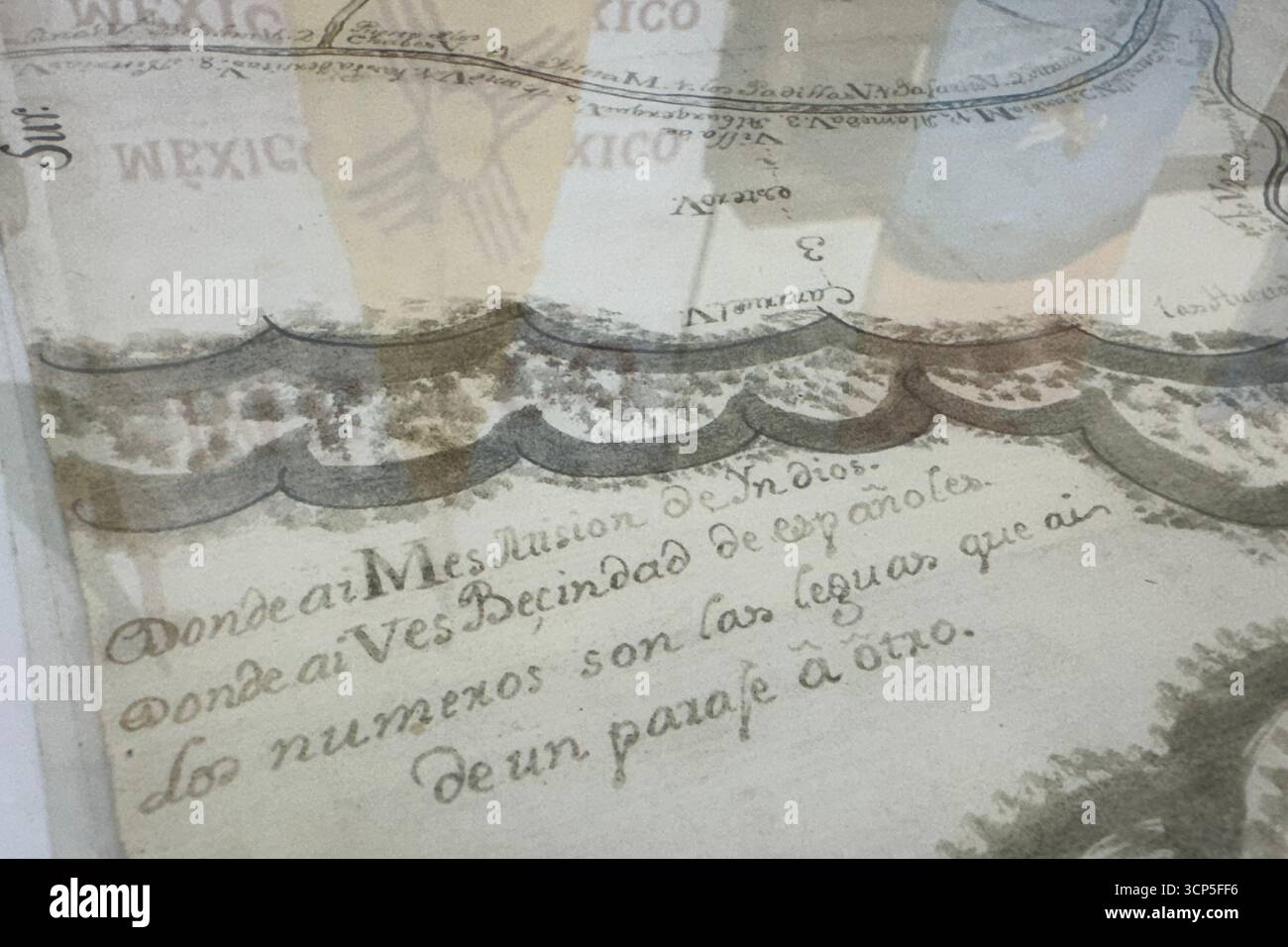 A centuries-old map being returned to Mexico's national archives is on ...