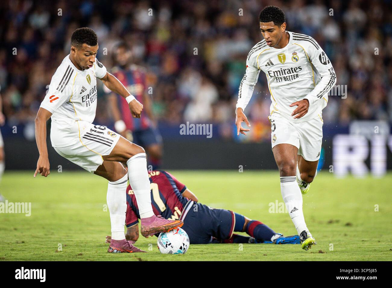 Kylian MBAPPE of Real Madrid and Jude BELLINGHAM of Real Madrid during ...