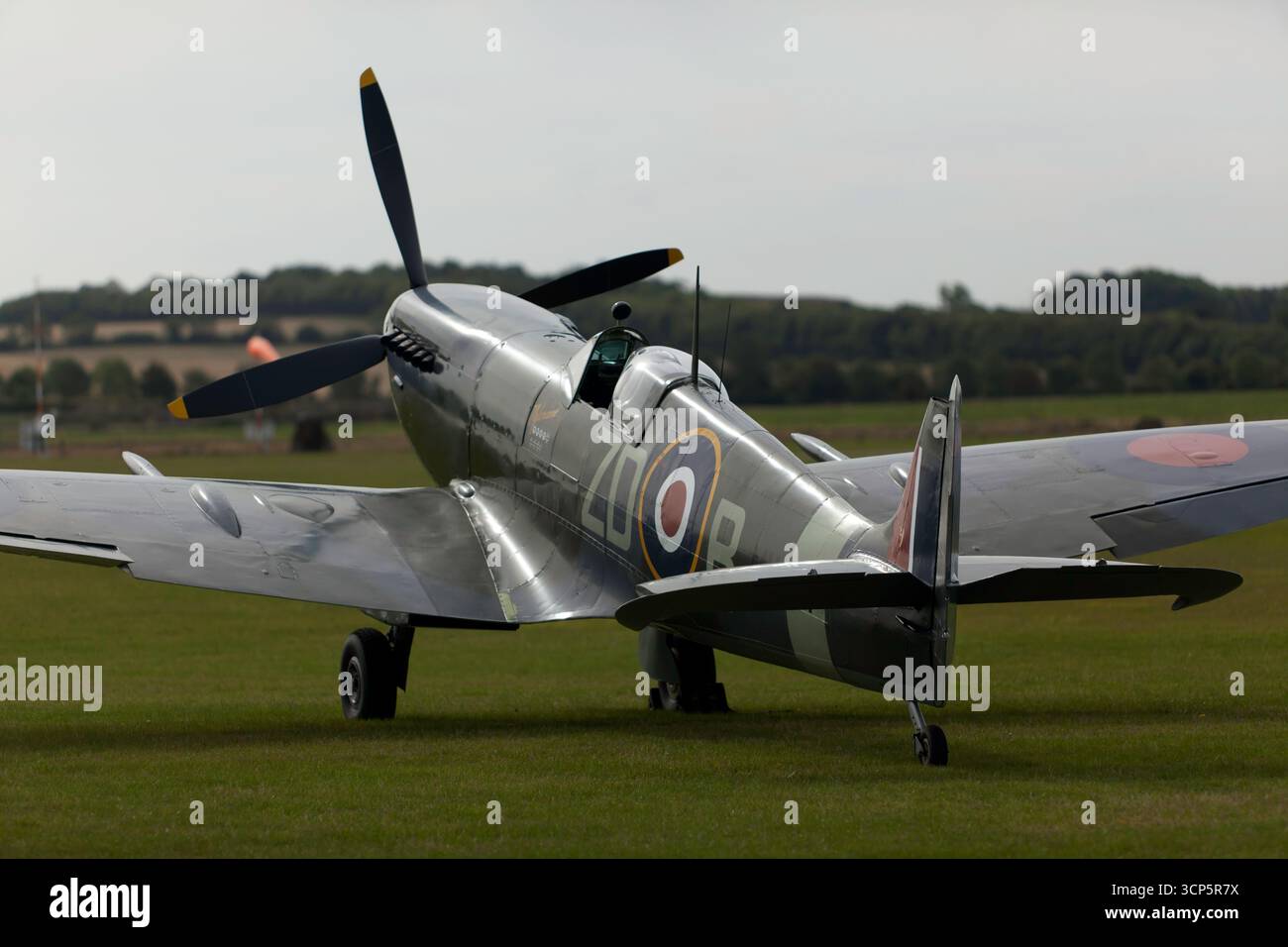 Close-up of the 1943, Supermarine Spitfire MkIX, Operated by the Old ...