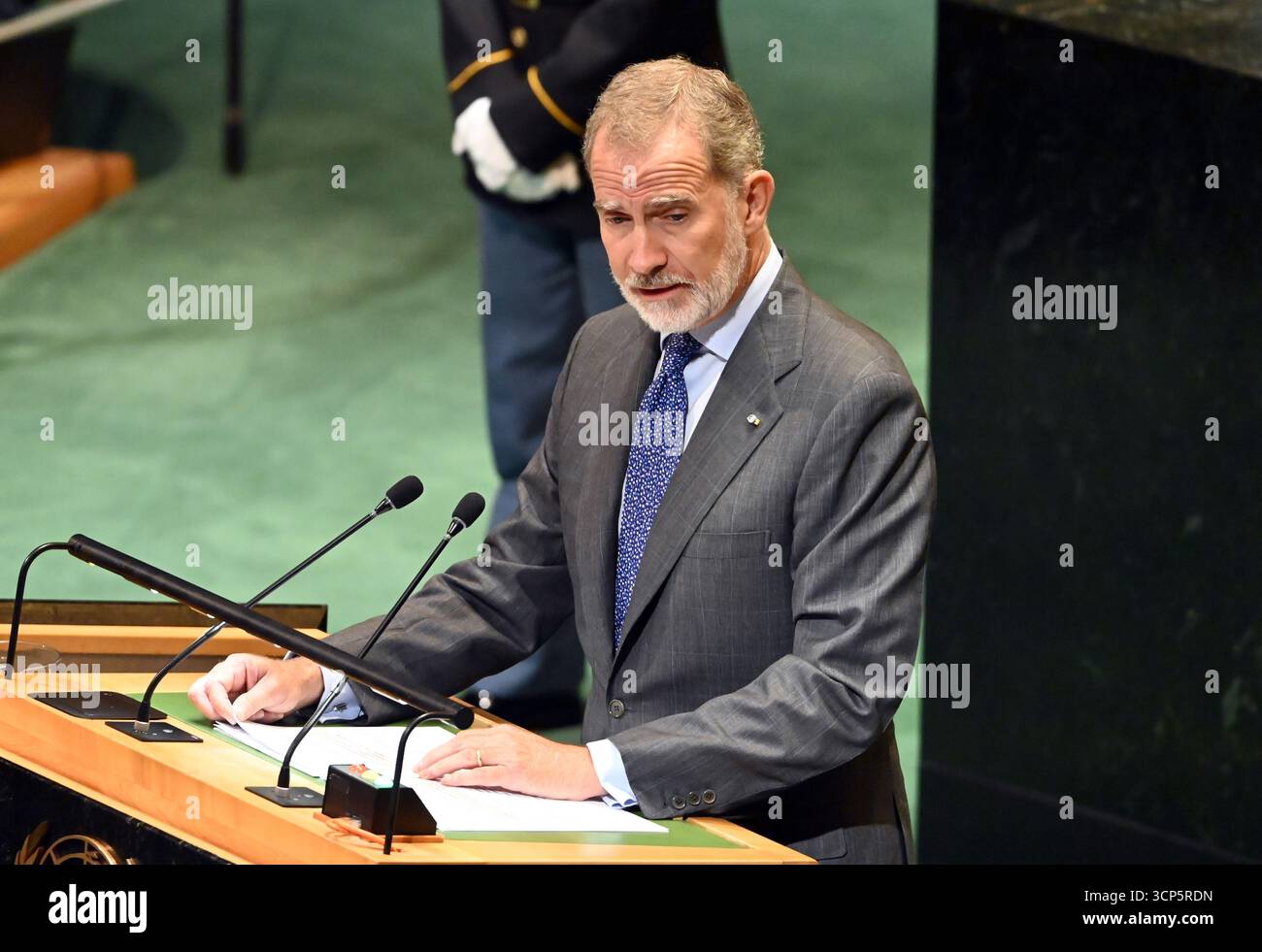 His Majesty King Don Felipe VI of Spainaddresses the United Nations ...