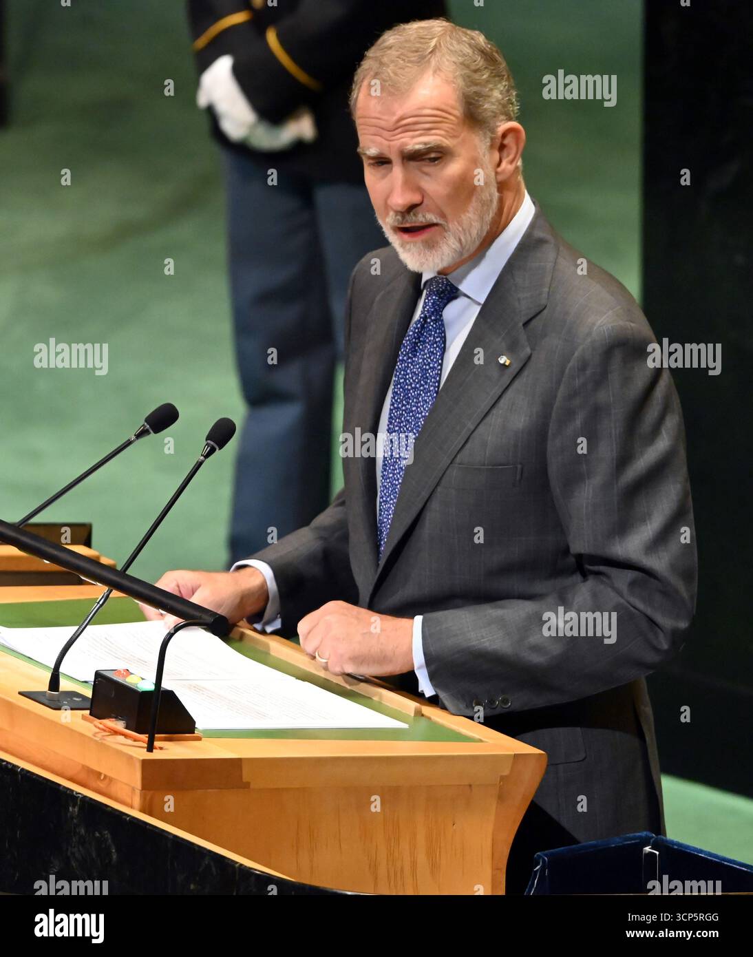 His Majesty King Don Felipe VI of Spainaddresses the United Nations ...