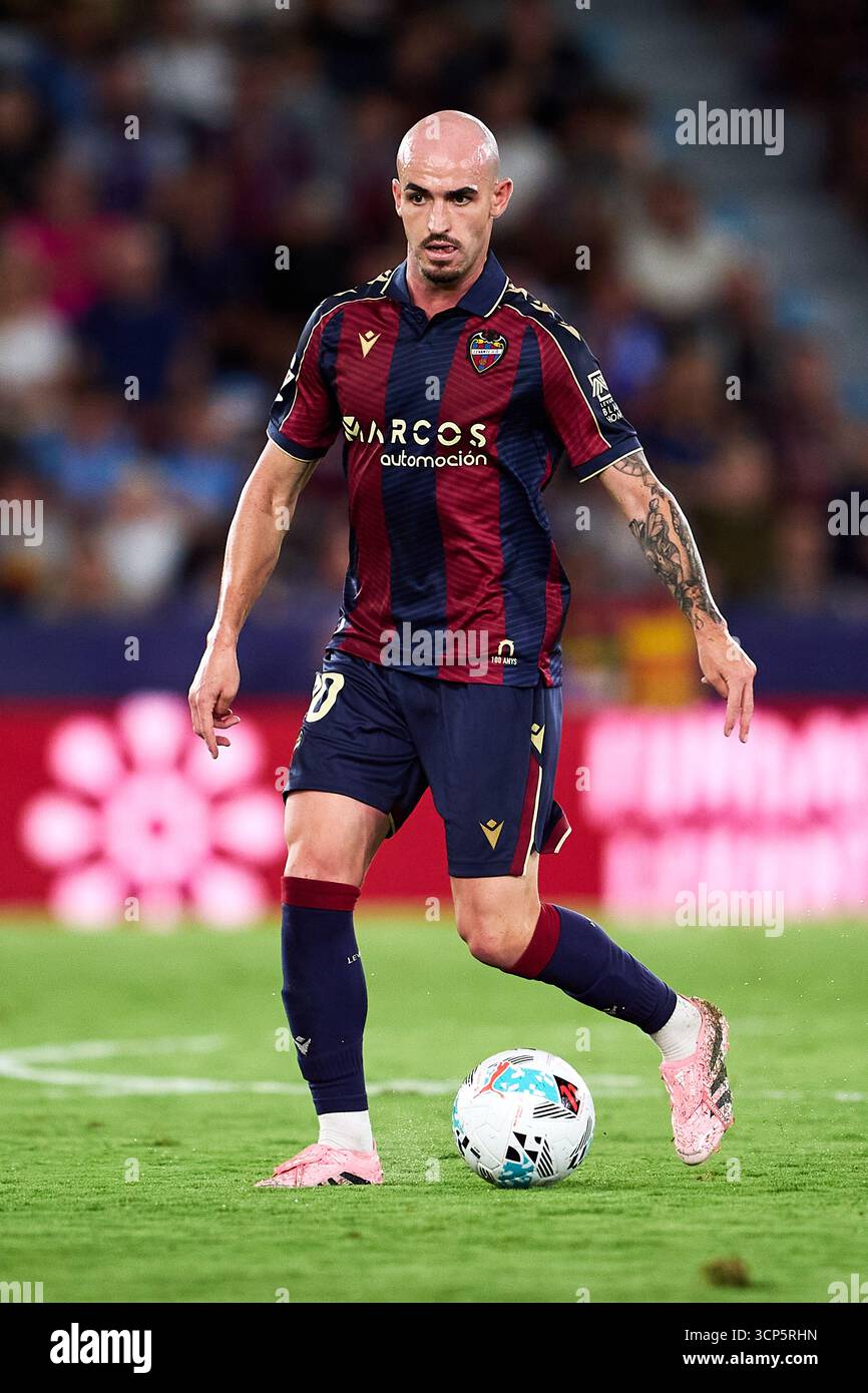 VALENCIA, SPAIN - SEPTEMBER 23: Oriol Rey of Levante UD during the ...