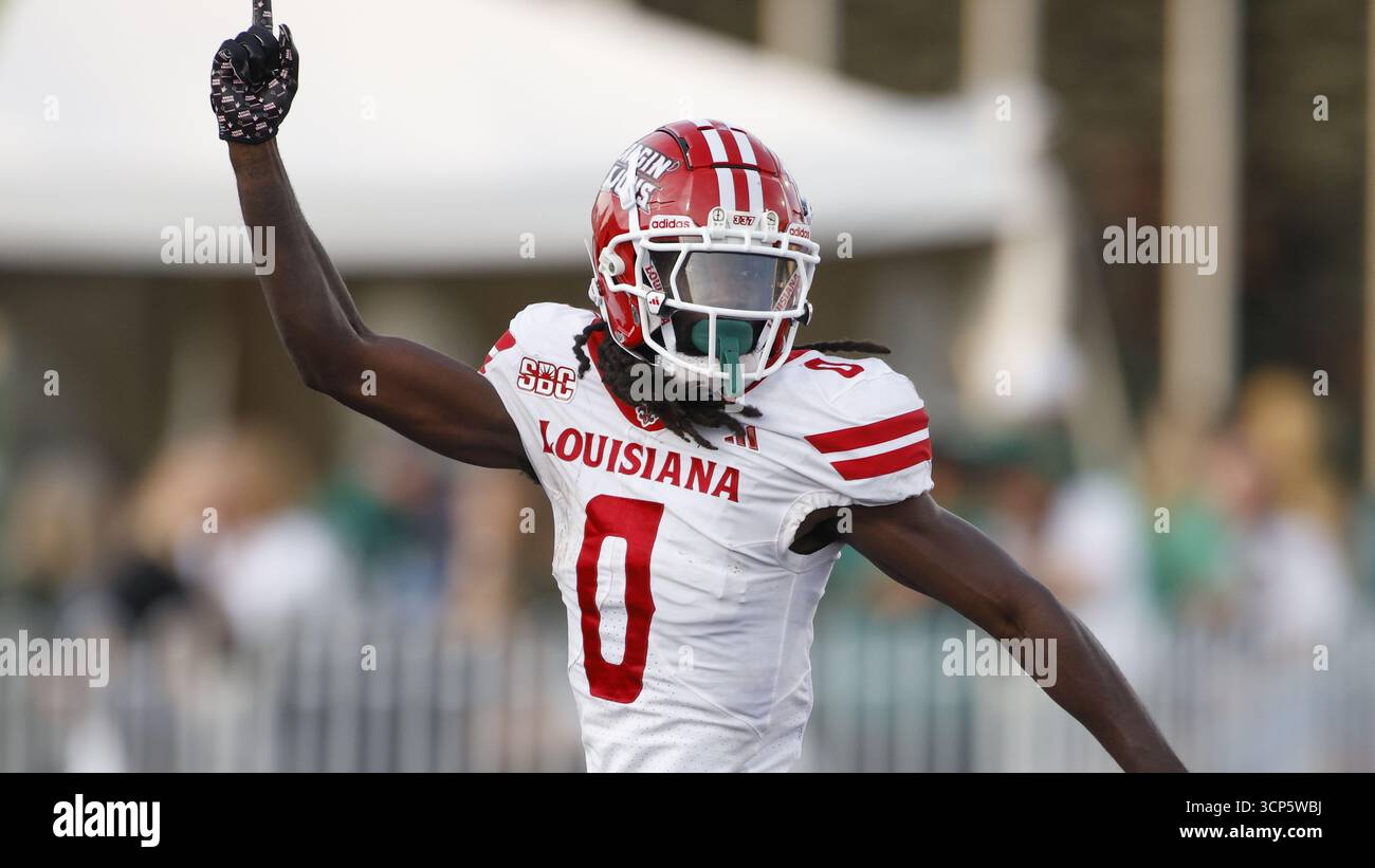 Louisiana-Lafayette wide receiver Robert Williams plays during an NCAA ...