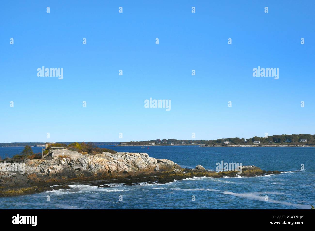 Remains of the old Battery Keyes as seen from Fort Williams Park ...