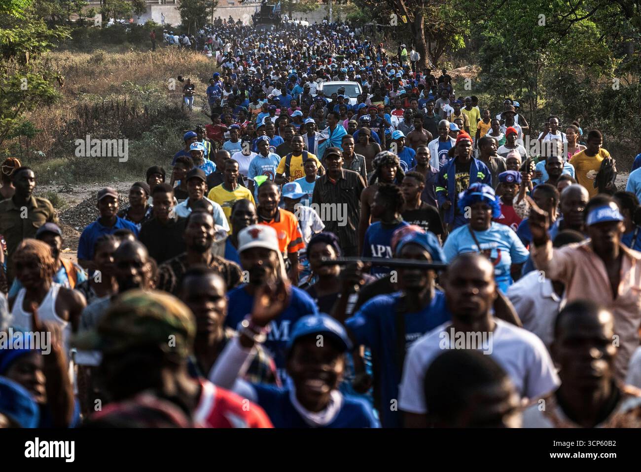 Malawi Congress Party (MCP) supporters celebrate their party's victory ...