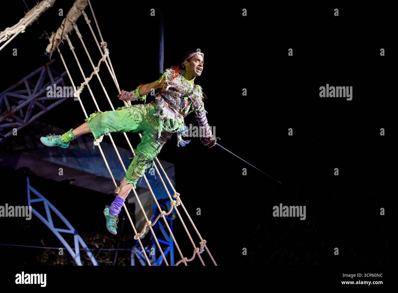 Hiran Abeysekera (Peter Pan) in PETER PAN by J.M. Barrie at the Open ...