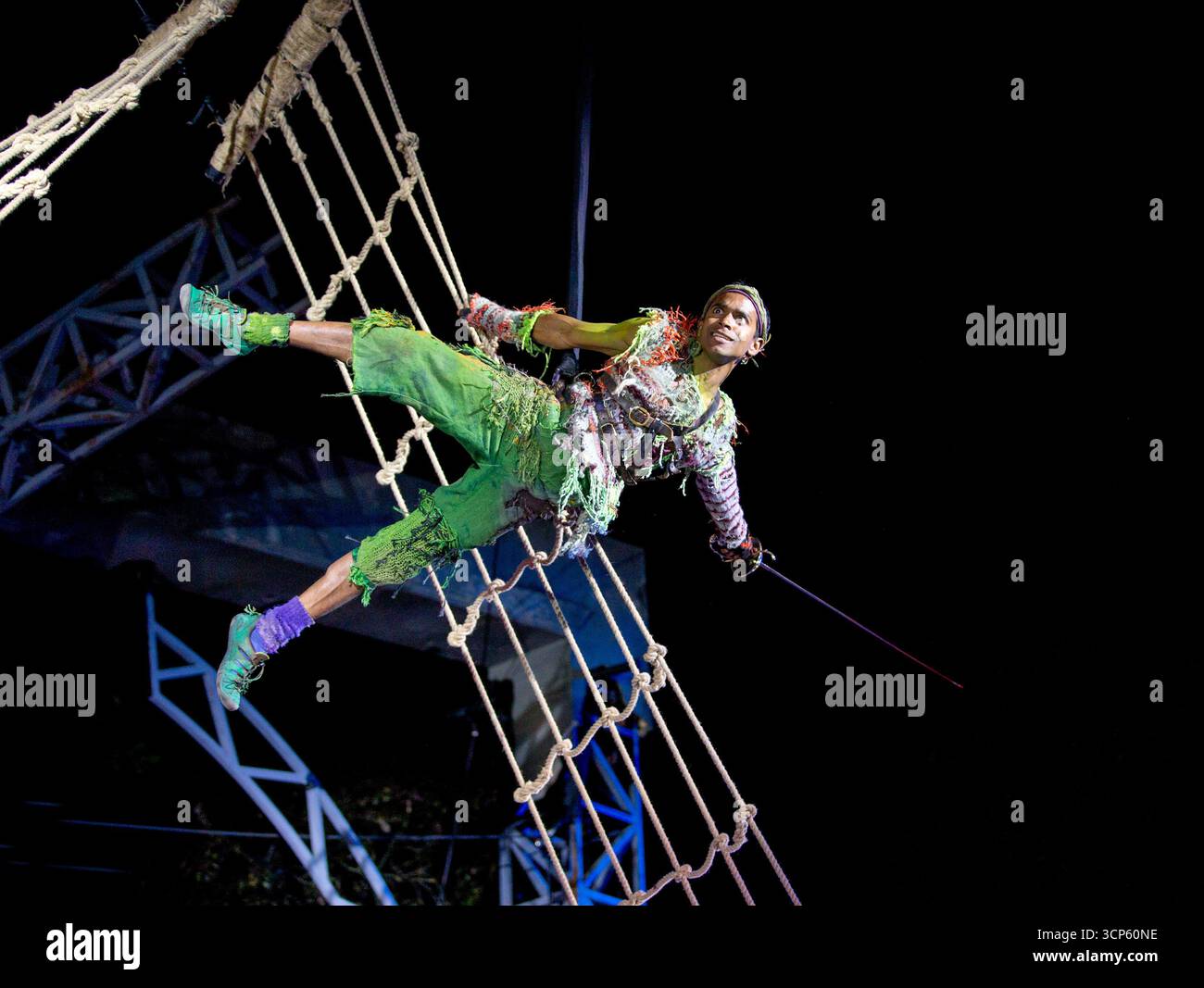 Hiran Abeysekera (Peter Pan) in PETER PAN by J.M. Barrie at the Open ...