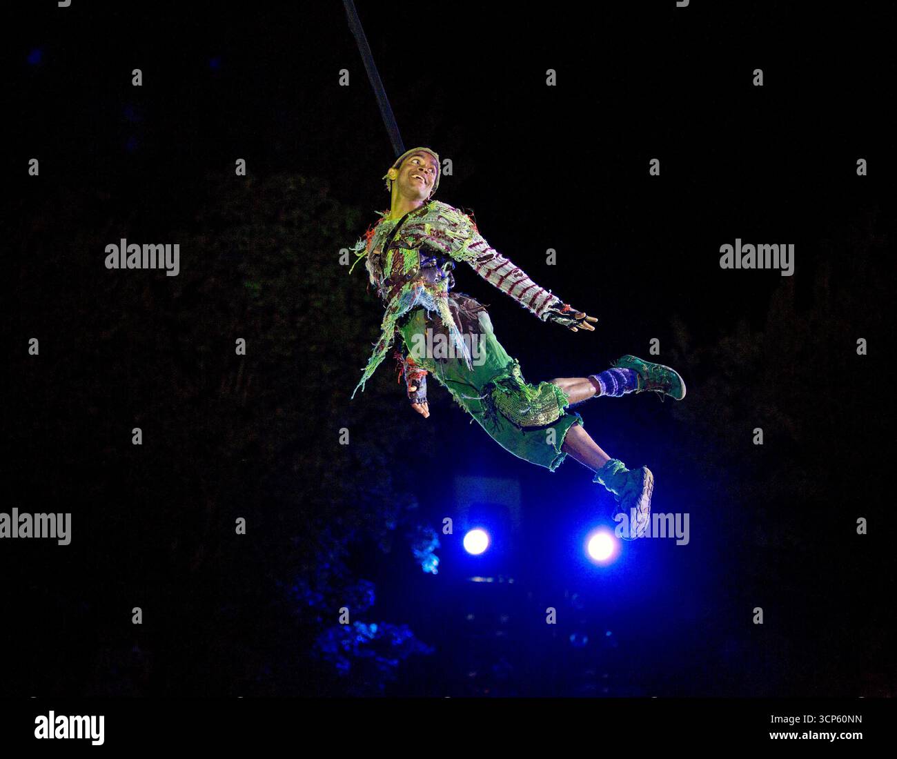 Hiran Abeysekera (Peter Pan) in PETER PAN by J.M. Barrie at the Open ...