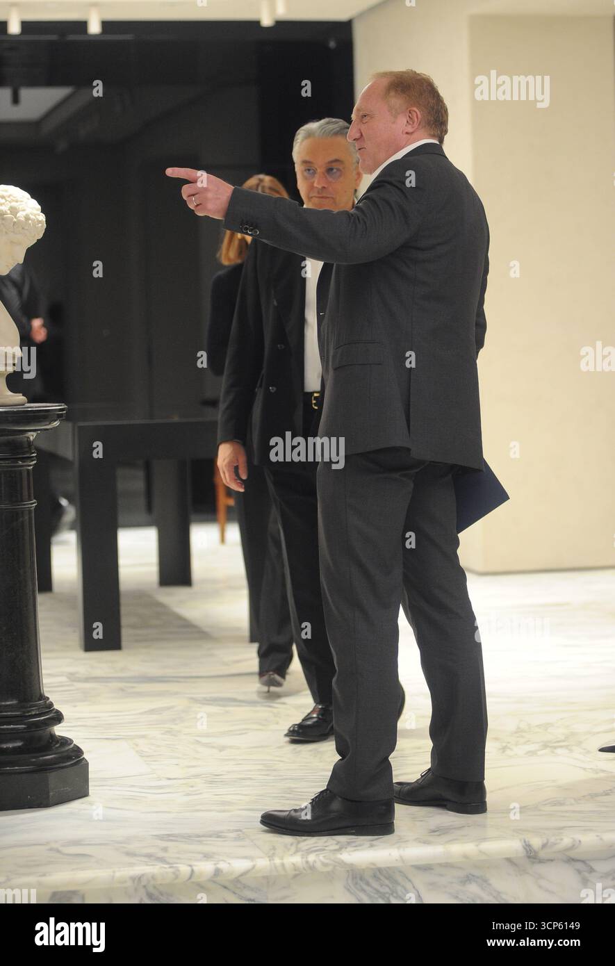 In Milan, François Henri Pinault, Chairman and CEO of the Kering Group ...