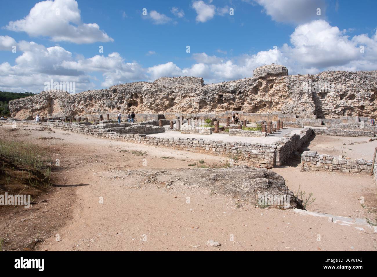 The Roman Ruins at Conímbriga Portugal Stock Photo - Alamy