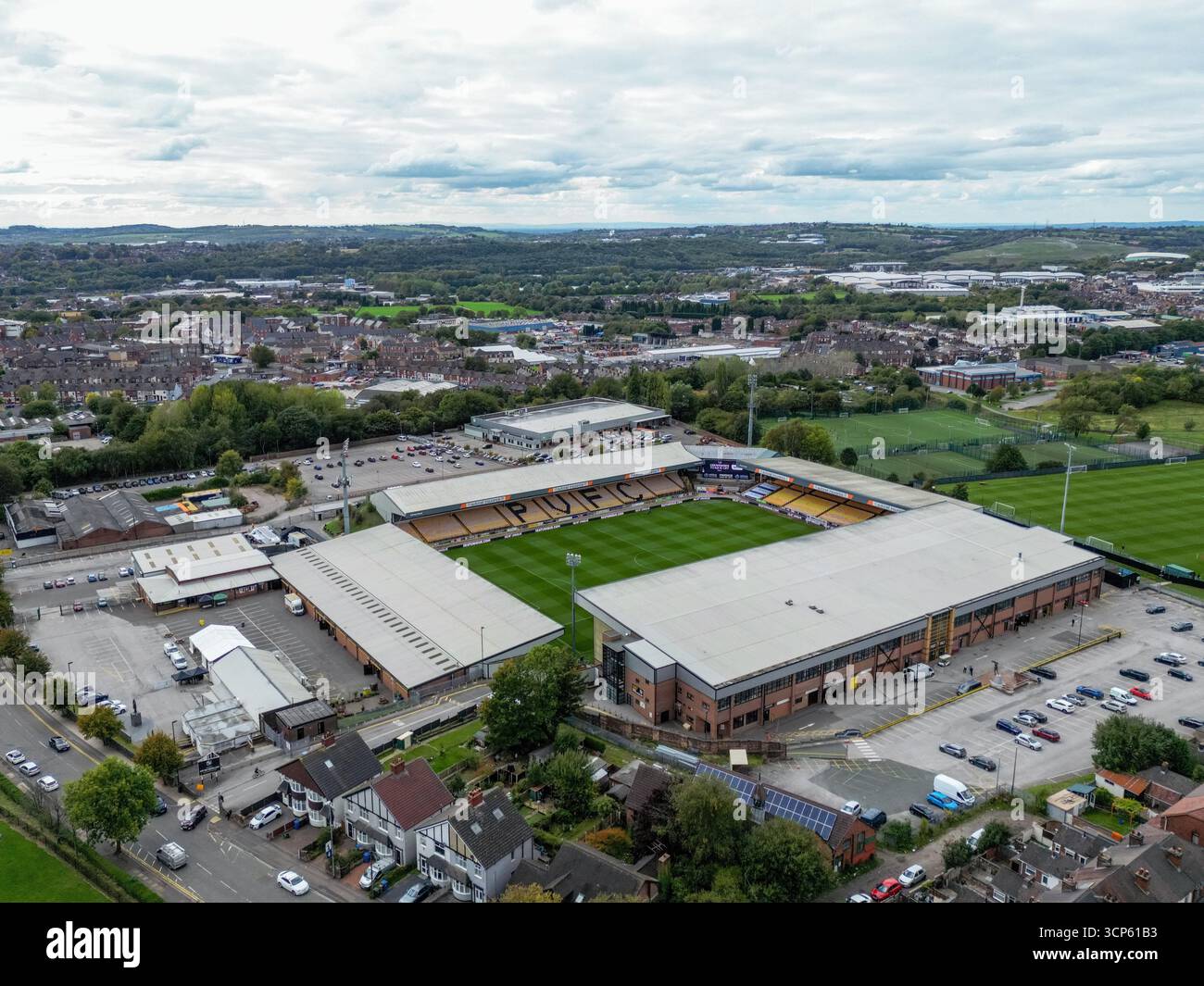 General ground views of Vale Park, home ground for Port Vale FC, via ...