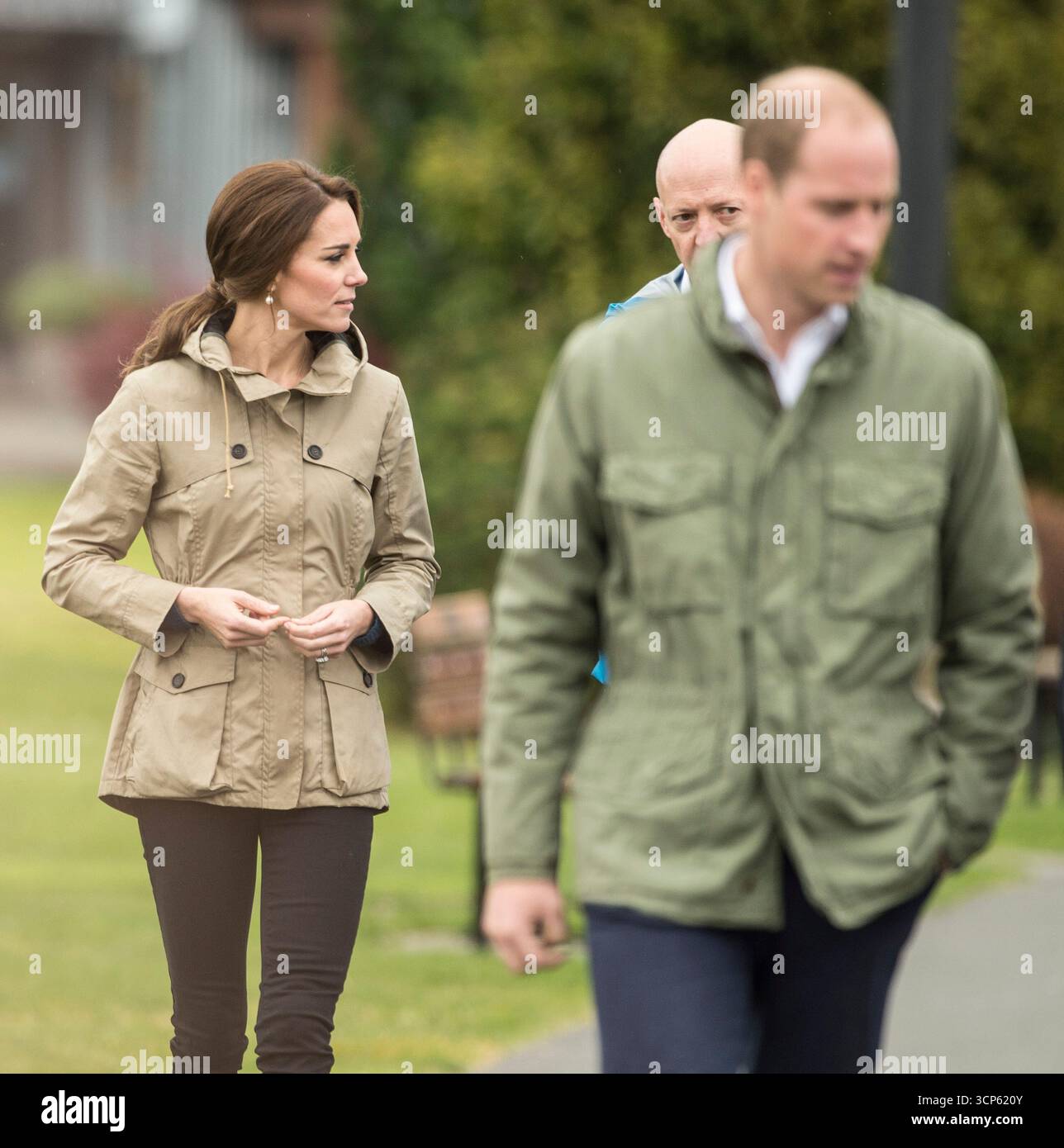 Victoria, Canada, 10.01.2016 The Duchess of Cambridge takes the helm ...
