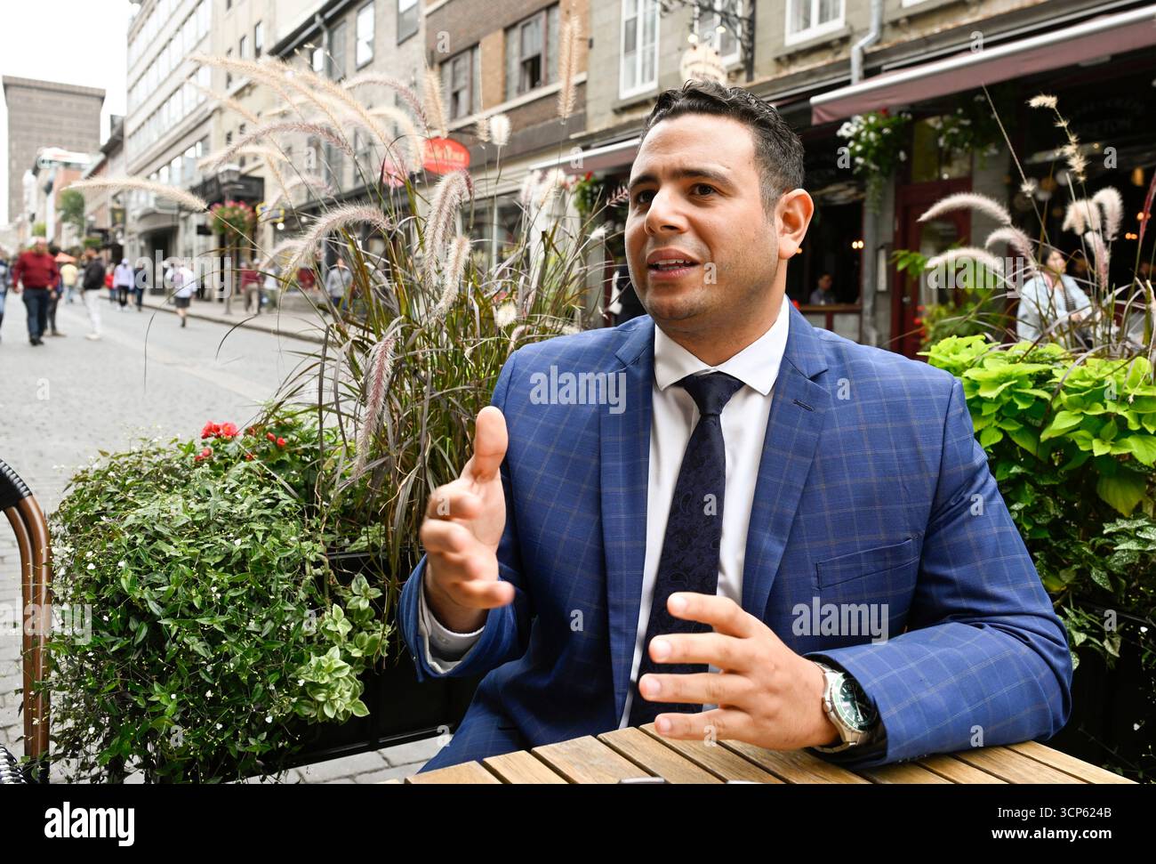 Samuel Poulin, newly appointed minister for Youth and Minister Delegate ...