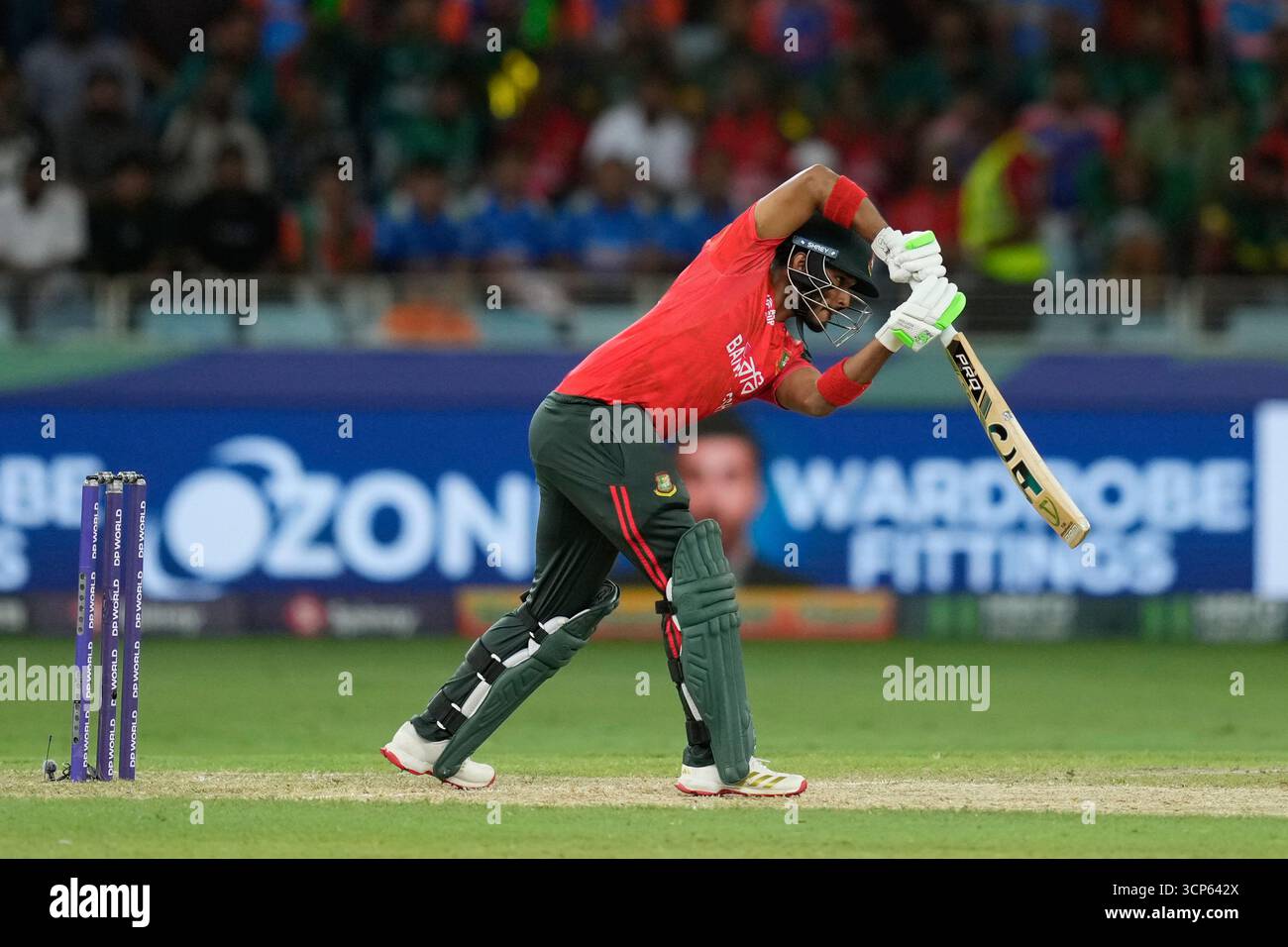 Bangladesh's Tanzid Hasan plays a shot during the Asia Cup cricket ...