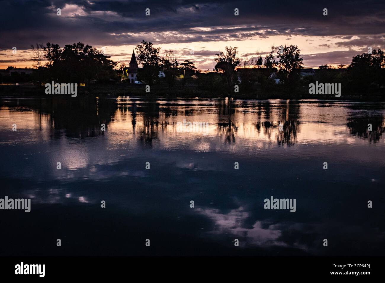 Frankreich, Fluss RhÃ ne / Rhone, Impressionen am Rand einer ...