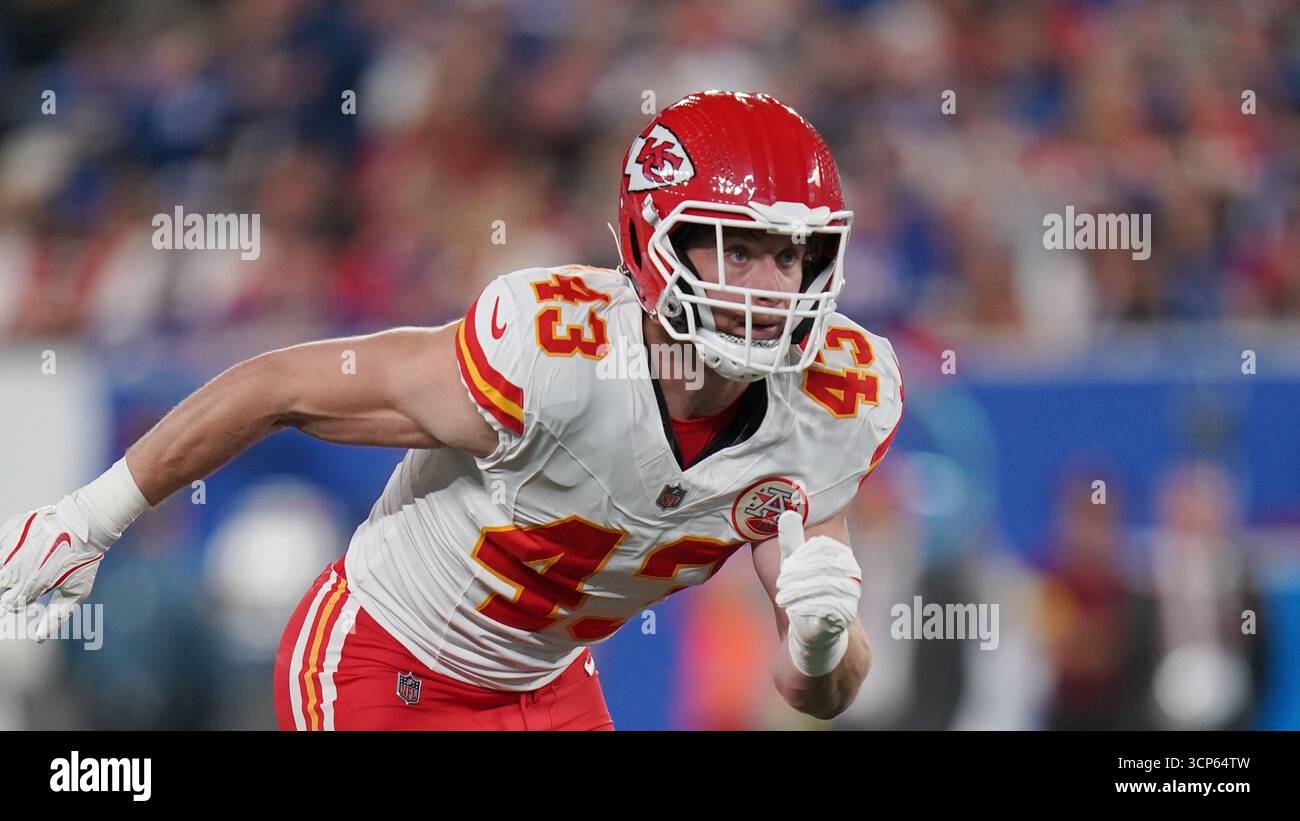Kansas City Chiefs linebacker Jack Cochrane (43) during an NFL football ...