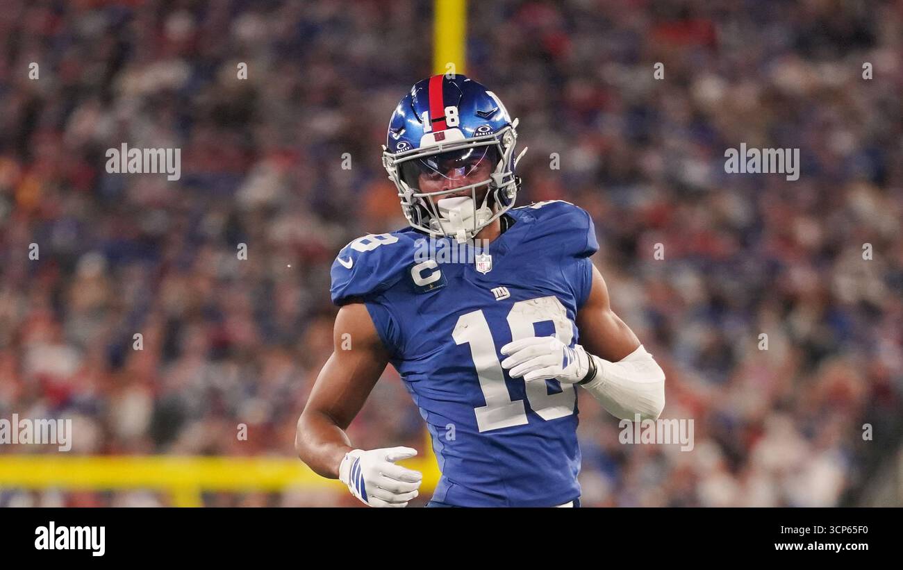 New York Giants wide receiver Darius Slayton (18) during an NFL ...