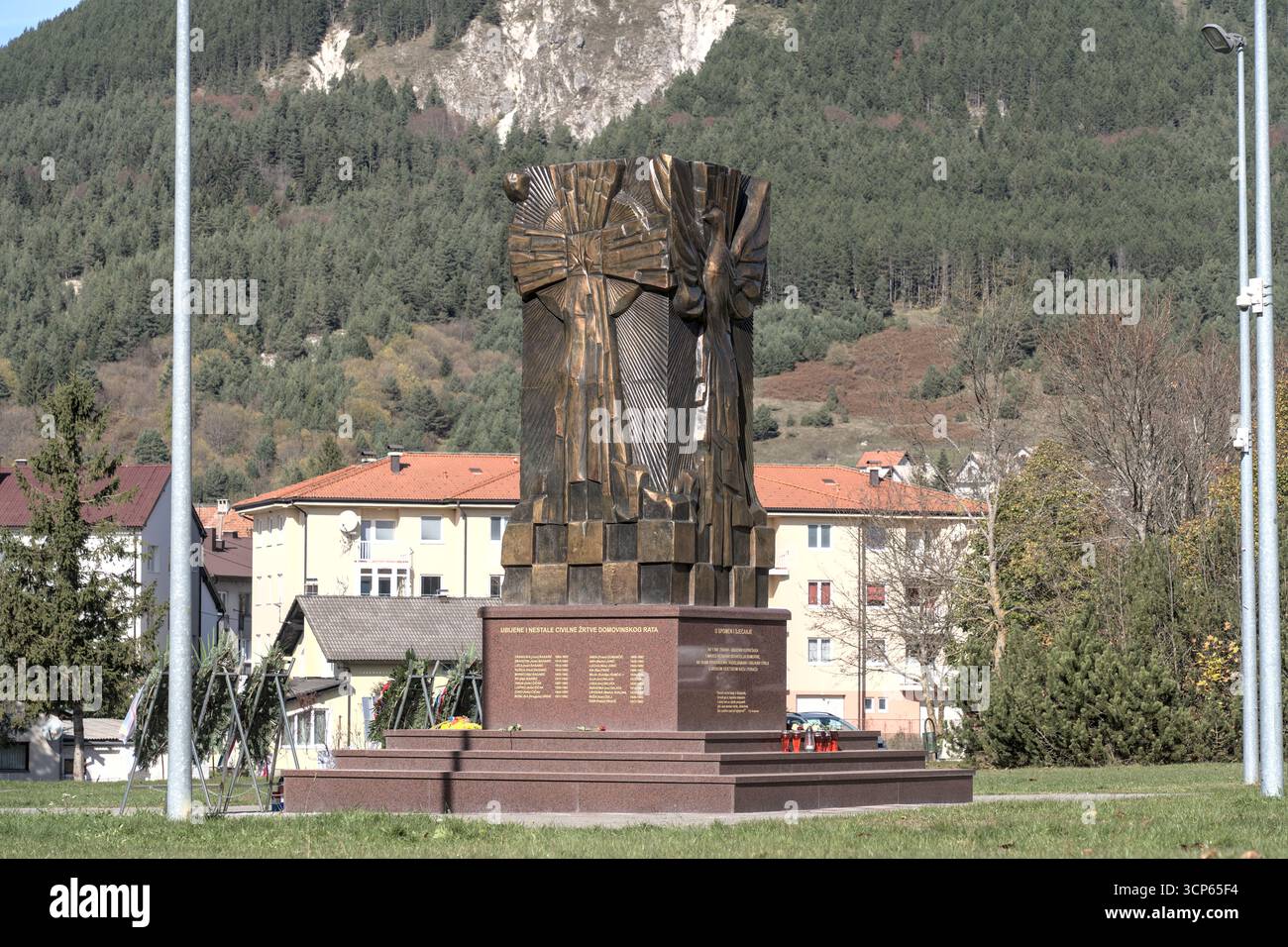 Bosnia and Herzegovina, Kupres, Kupres centre: City park ("Gradski park ...