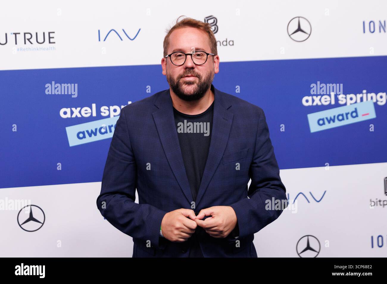 24 September 2025, Berlin: Paul Ronzheimer, journalist, attends the presentation of the Axel ...