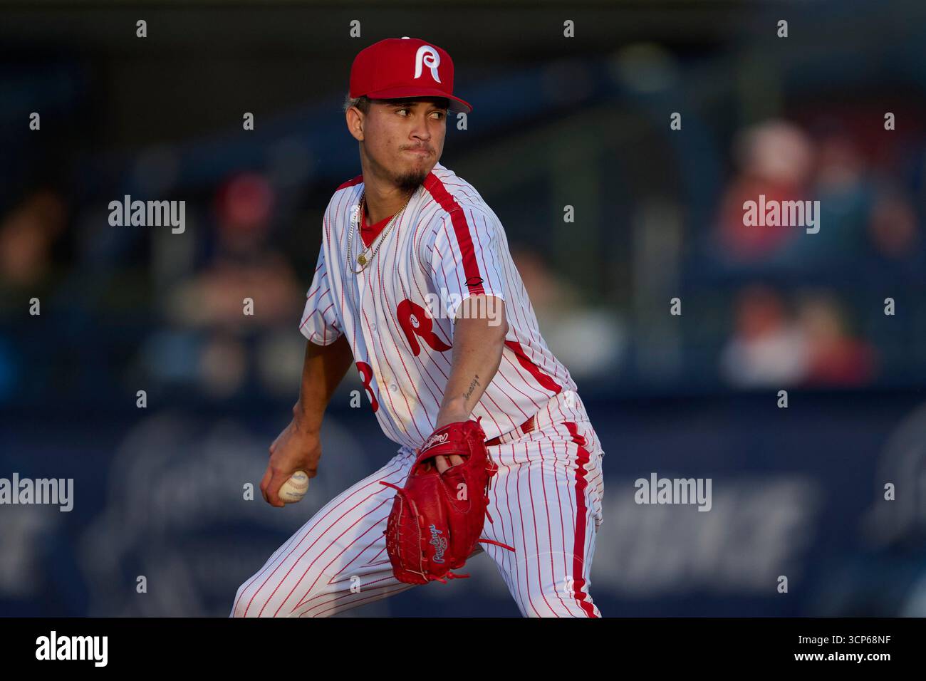 Reading Fightin Phils pitcher Jean Cabrera (8) during an MiLB Eastern ...