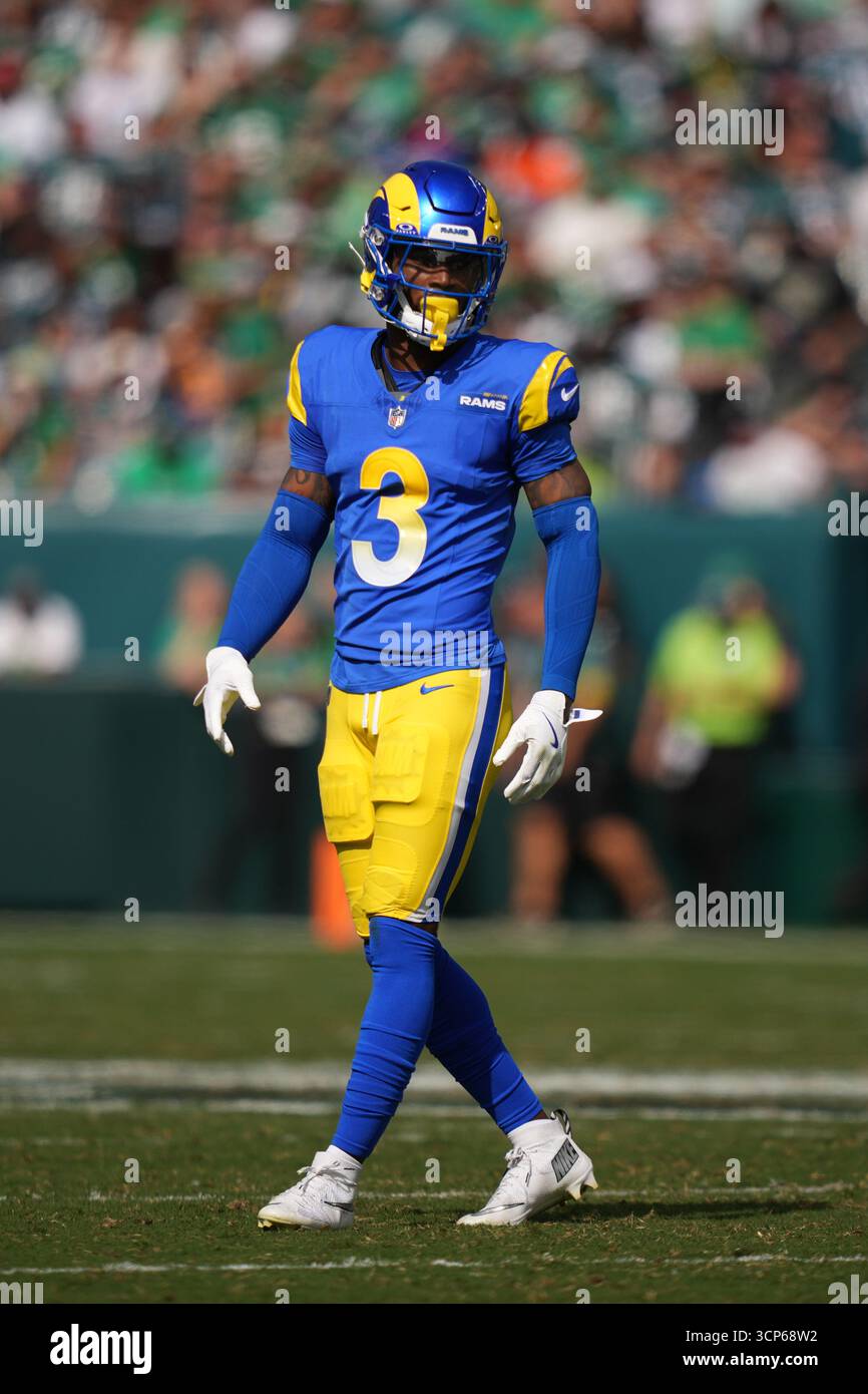 Los Angeles Rams' Kam Curl plays during an NFL football game against ...