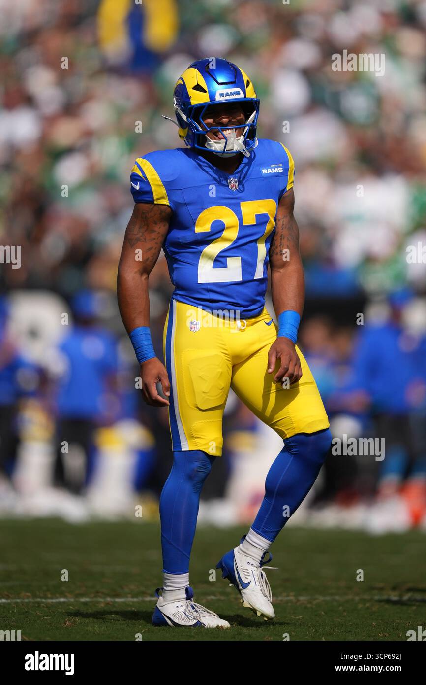 Los Angeles Rams' AJ. Green plays during an NFL football game against ...