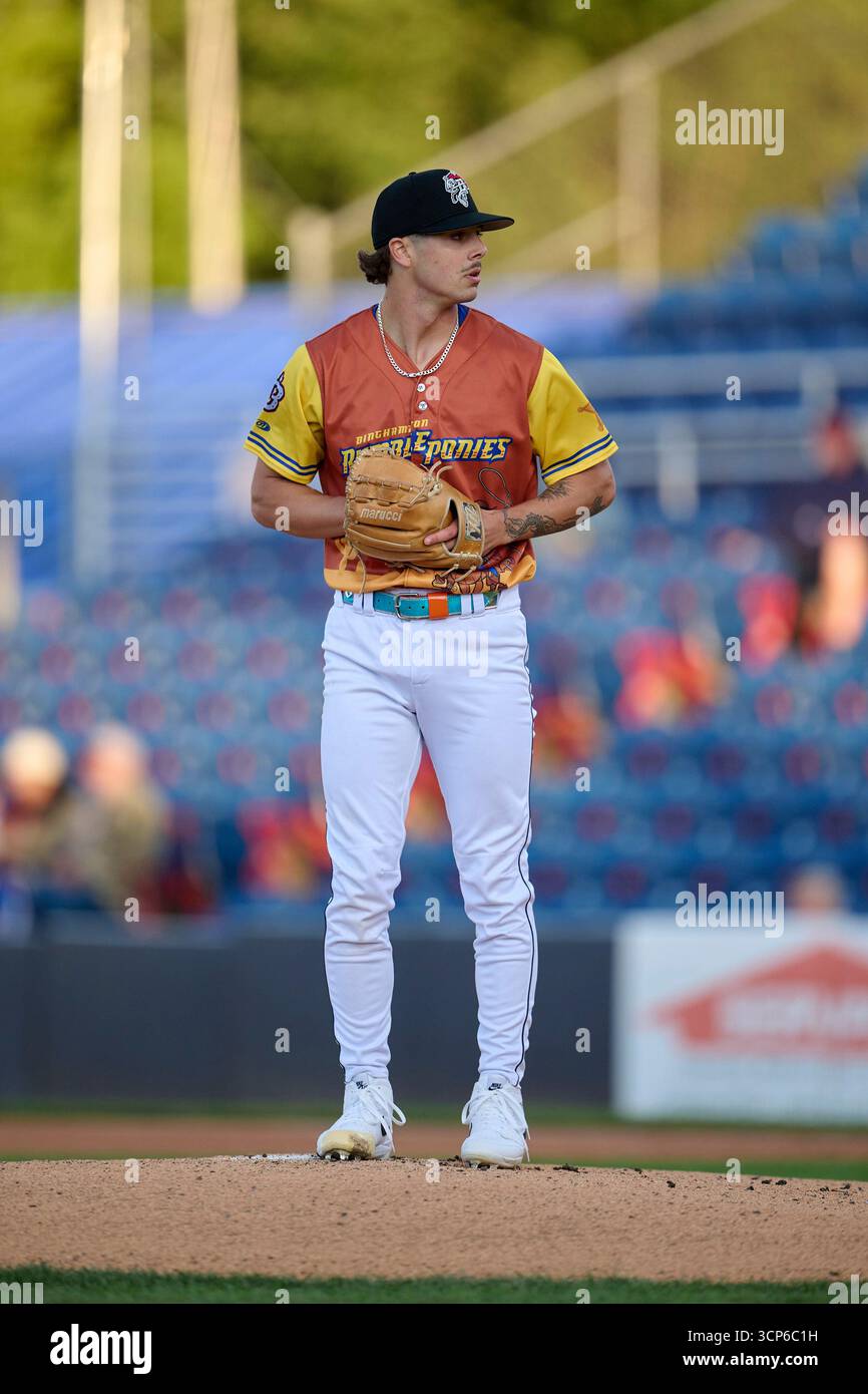 Binghamton Rumble Ponies pitcher Will Watson (17) during an MiLB ...