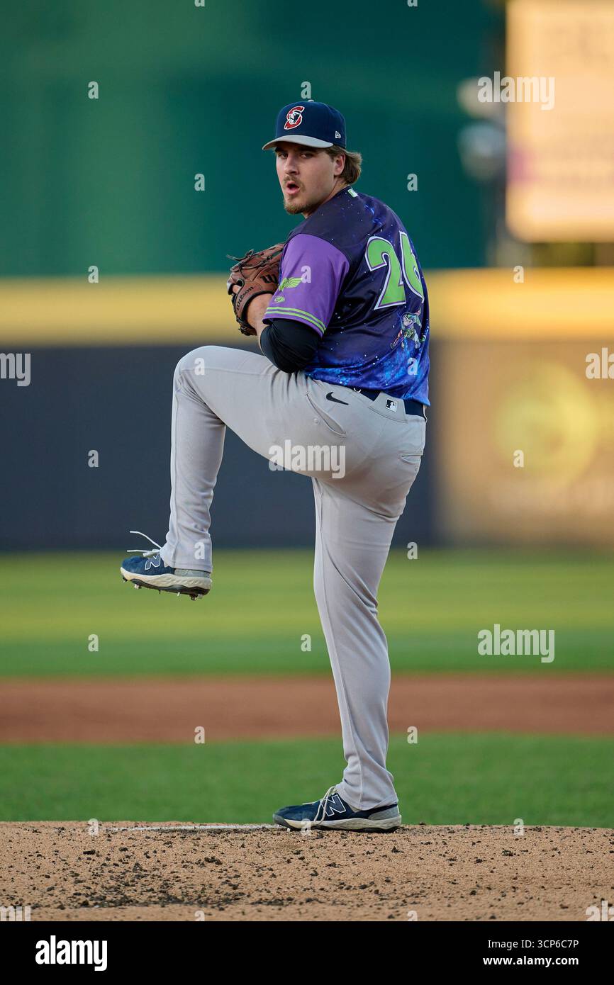 Somerset Patriots pitcher Ben Hess (26) during an MiLB Eastern League ...