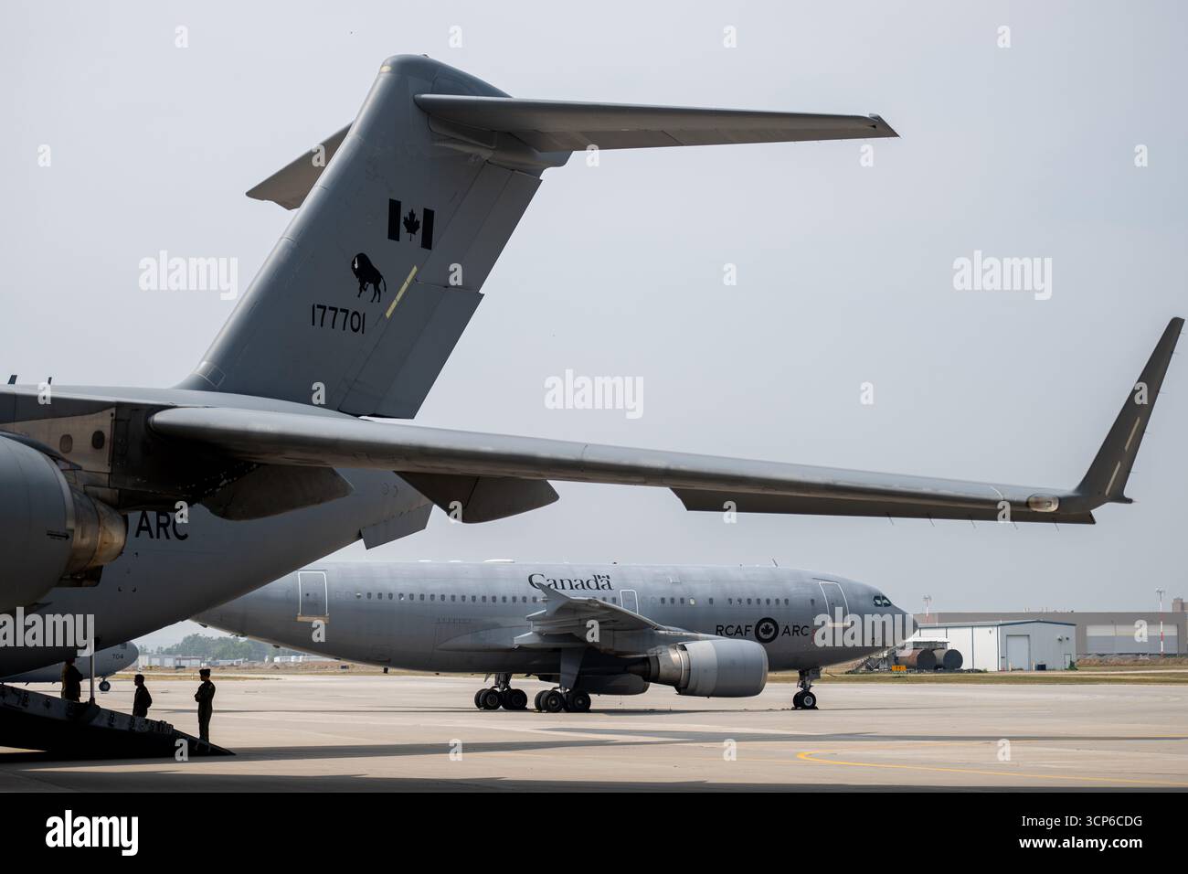 A Royal Canadian Airforce (RCAF) Airbus CC-150 Polaris aircraft is seen ...
