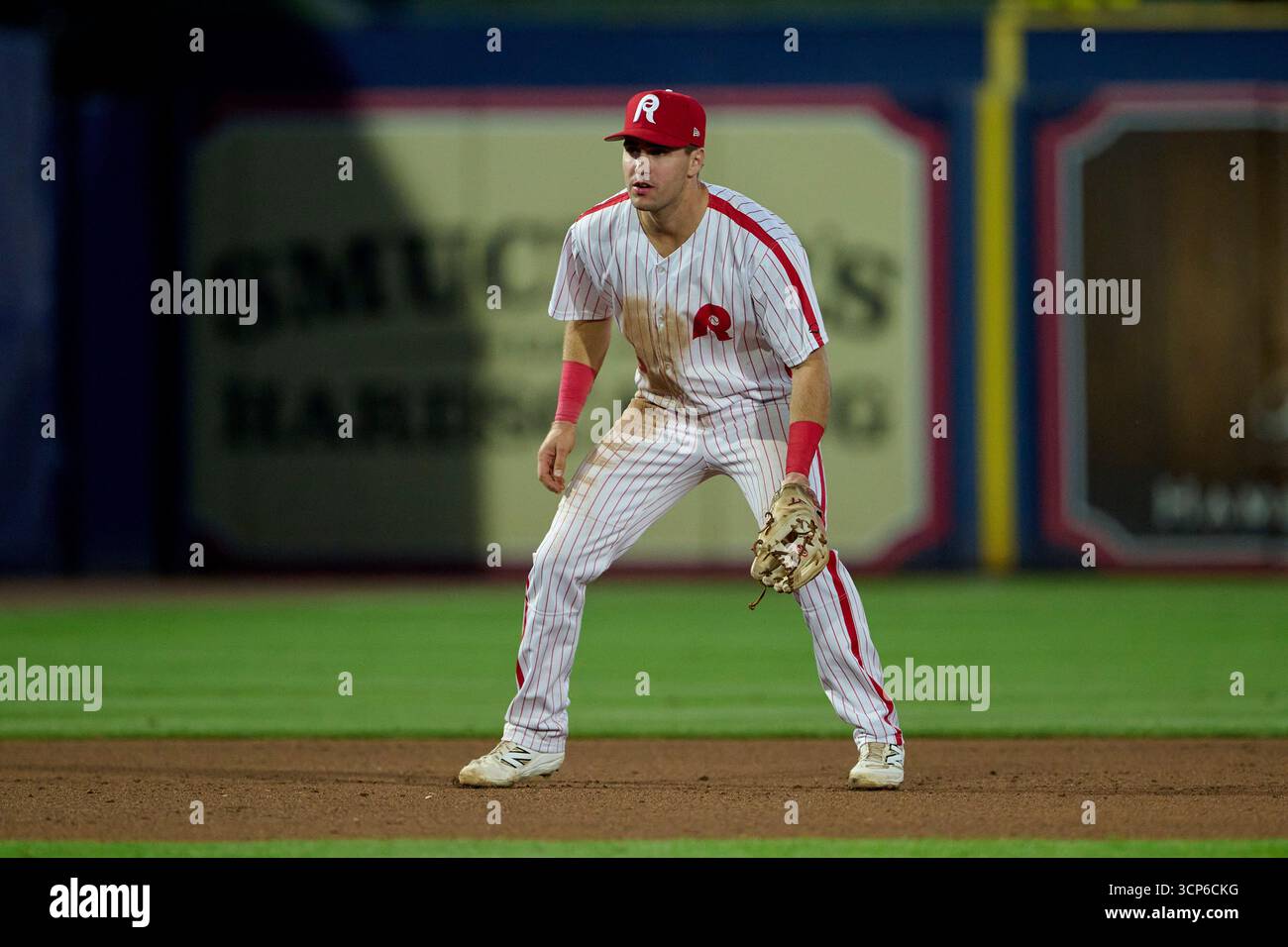 Reading Fightin Phils third baseman Carson DeMartini (6) during an MiLB ...