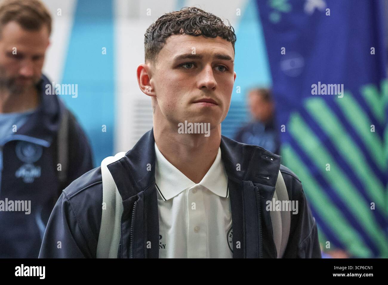 Phil Foden of Manchester City arrives during the Carabao Cup Round 3 ...