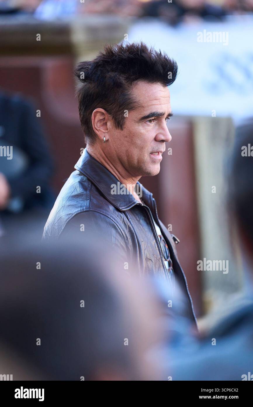 Colin Farrell arrives at Maria Cristina Hotel during 73rd San Sebastian ...