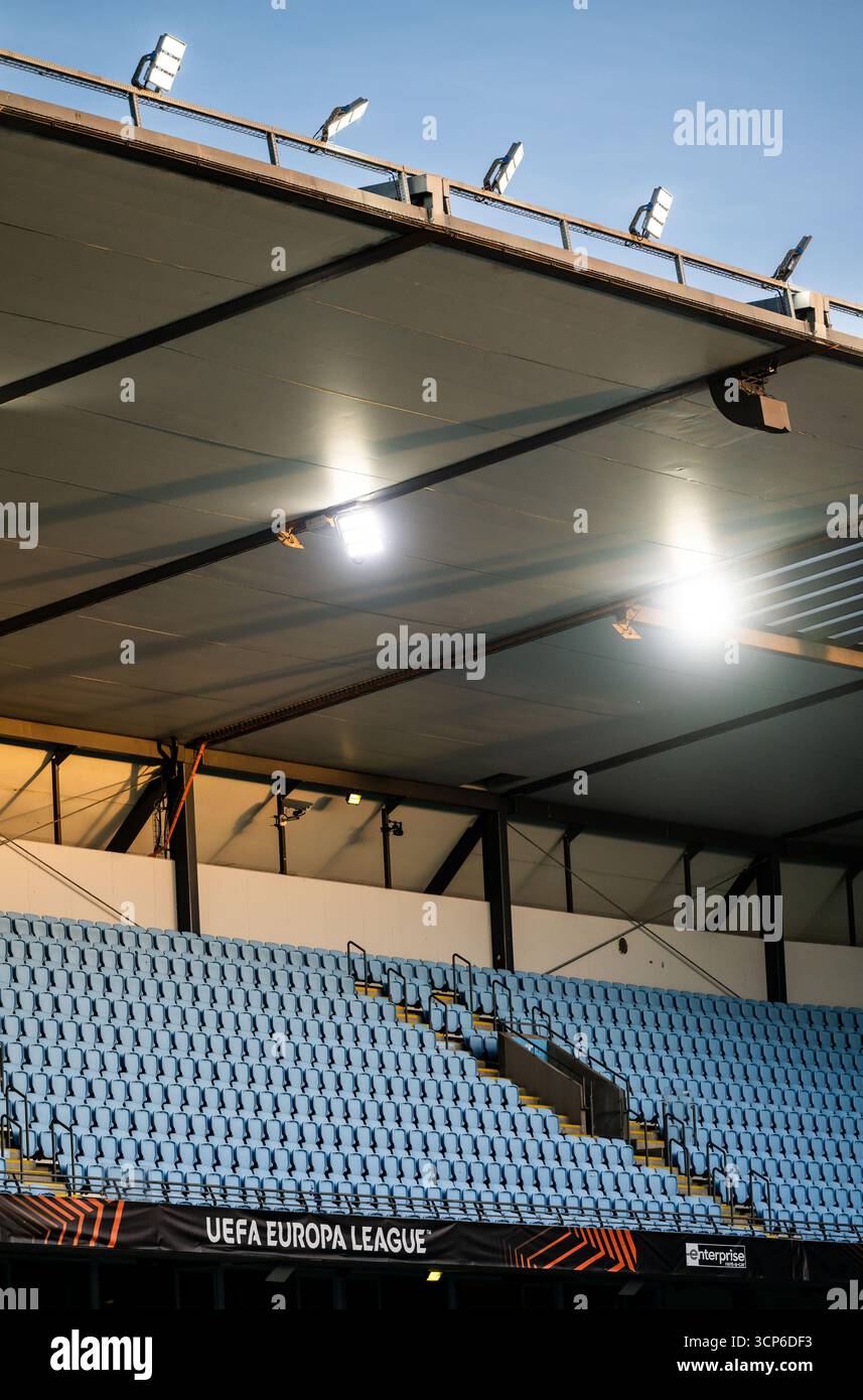 250924 General interior view of Malmö New Stadium ahead of the UEFA ...