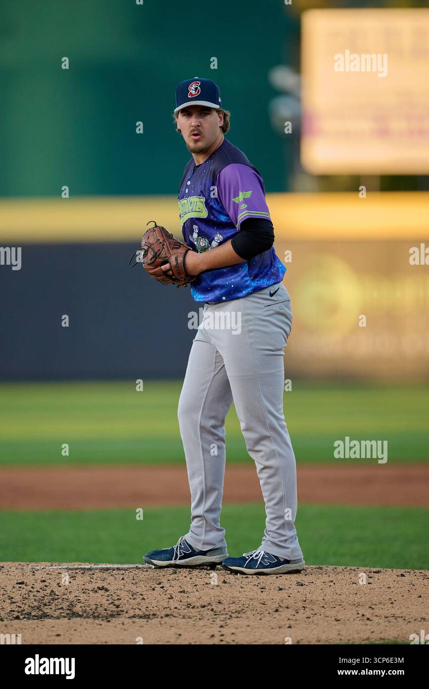 Somerset Patriots pitcher Ben Hess (26) during an MiLB Eastern League ...