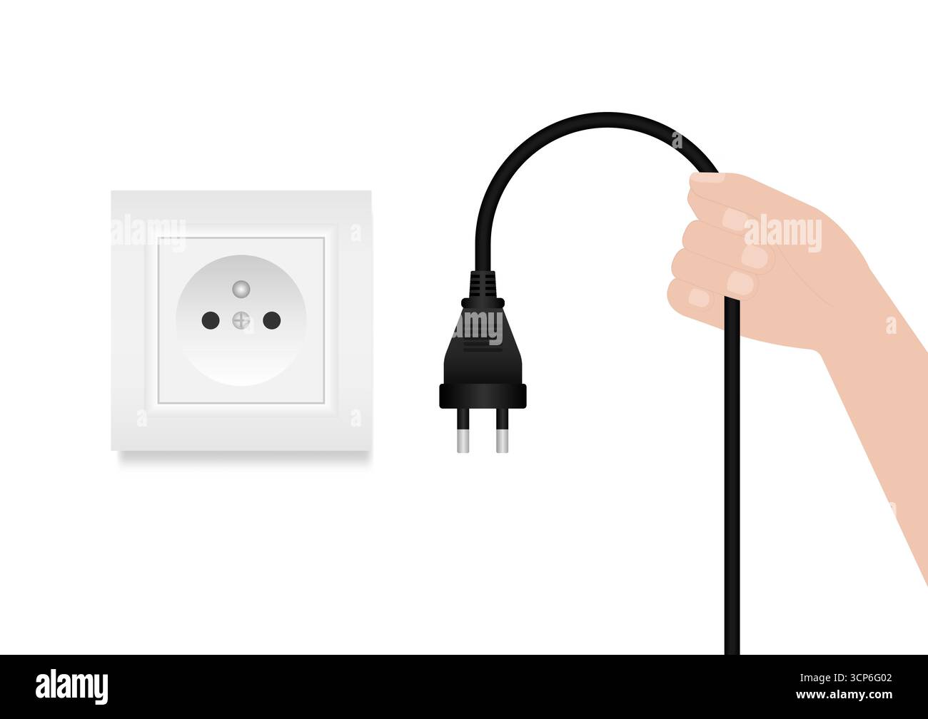From electricity generation to electricity consumption Stock Vector ...
