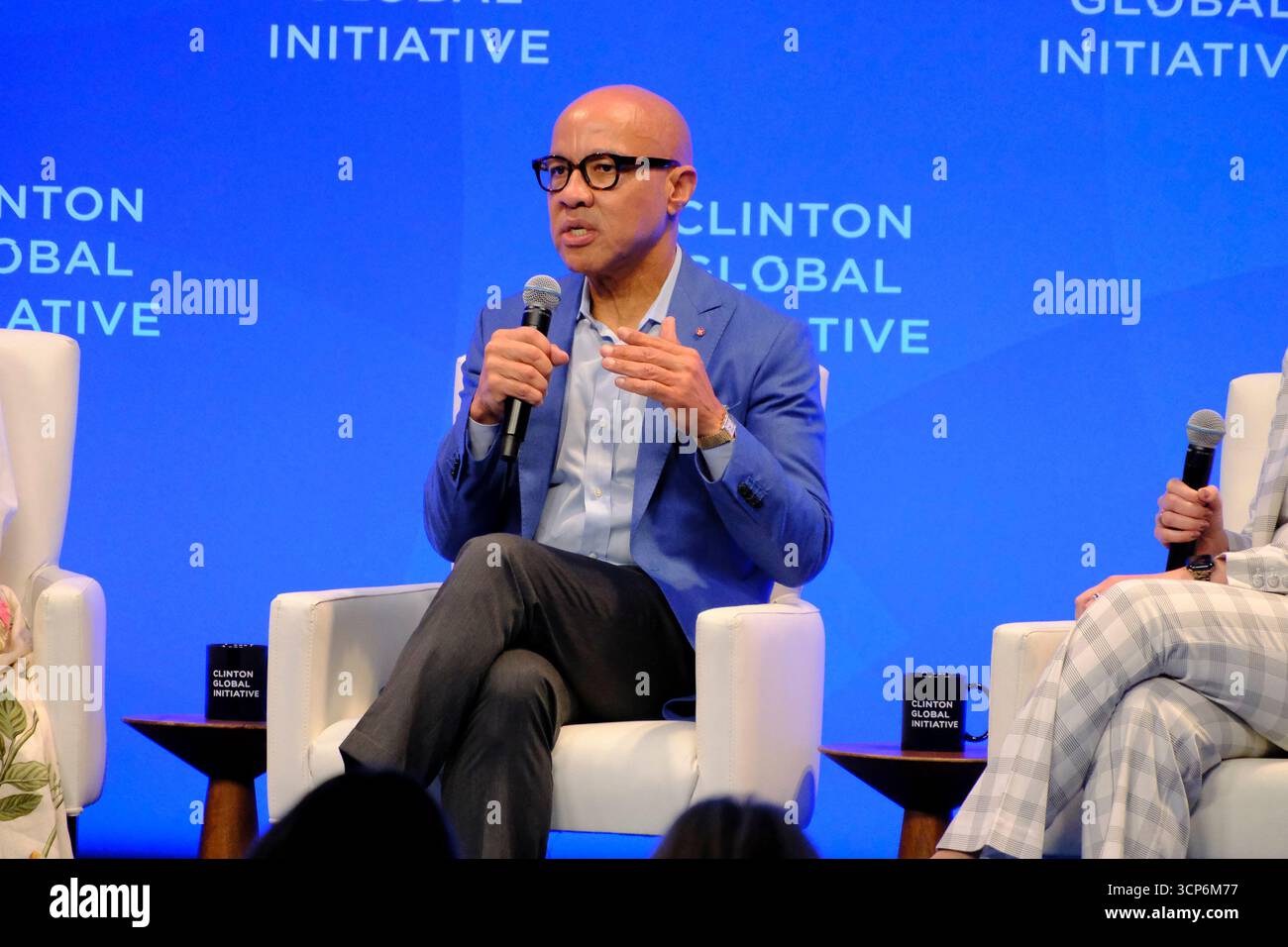 New York NY: September 24th 2025: Darren Walker of The Ford Foundation ...