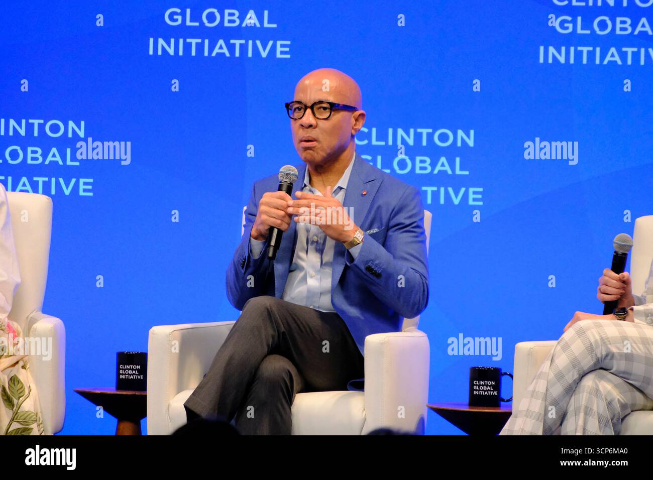 New York NY: September 24th 2025: Darren Walker of The Ford Foundation ...