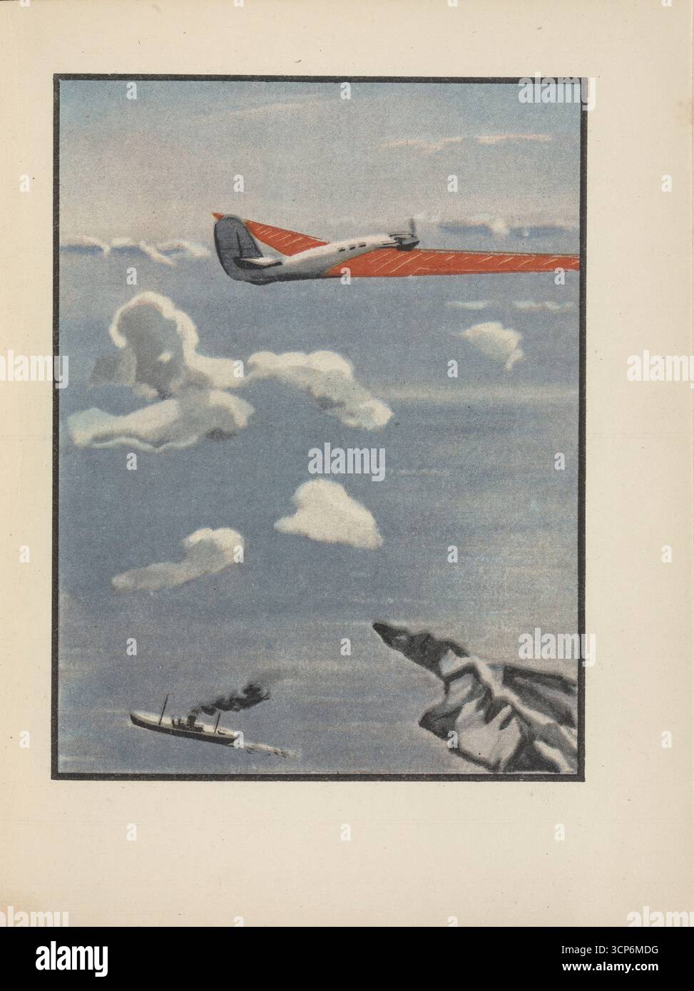 Illustration for "To America across the North Pole". Museum: PRIVATE ...